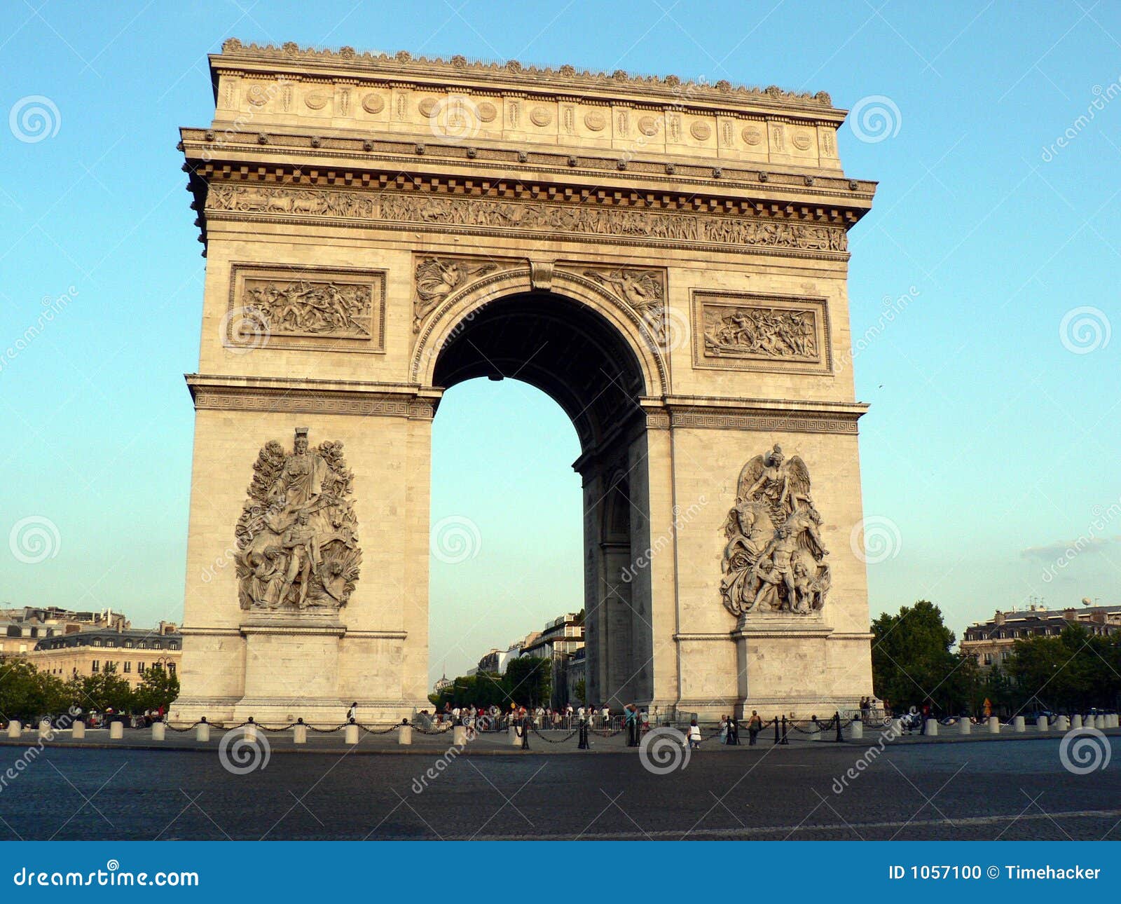 Arc de triumph stock photo. Image of tall, paris, historic - 1057100