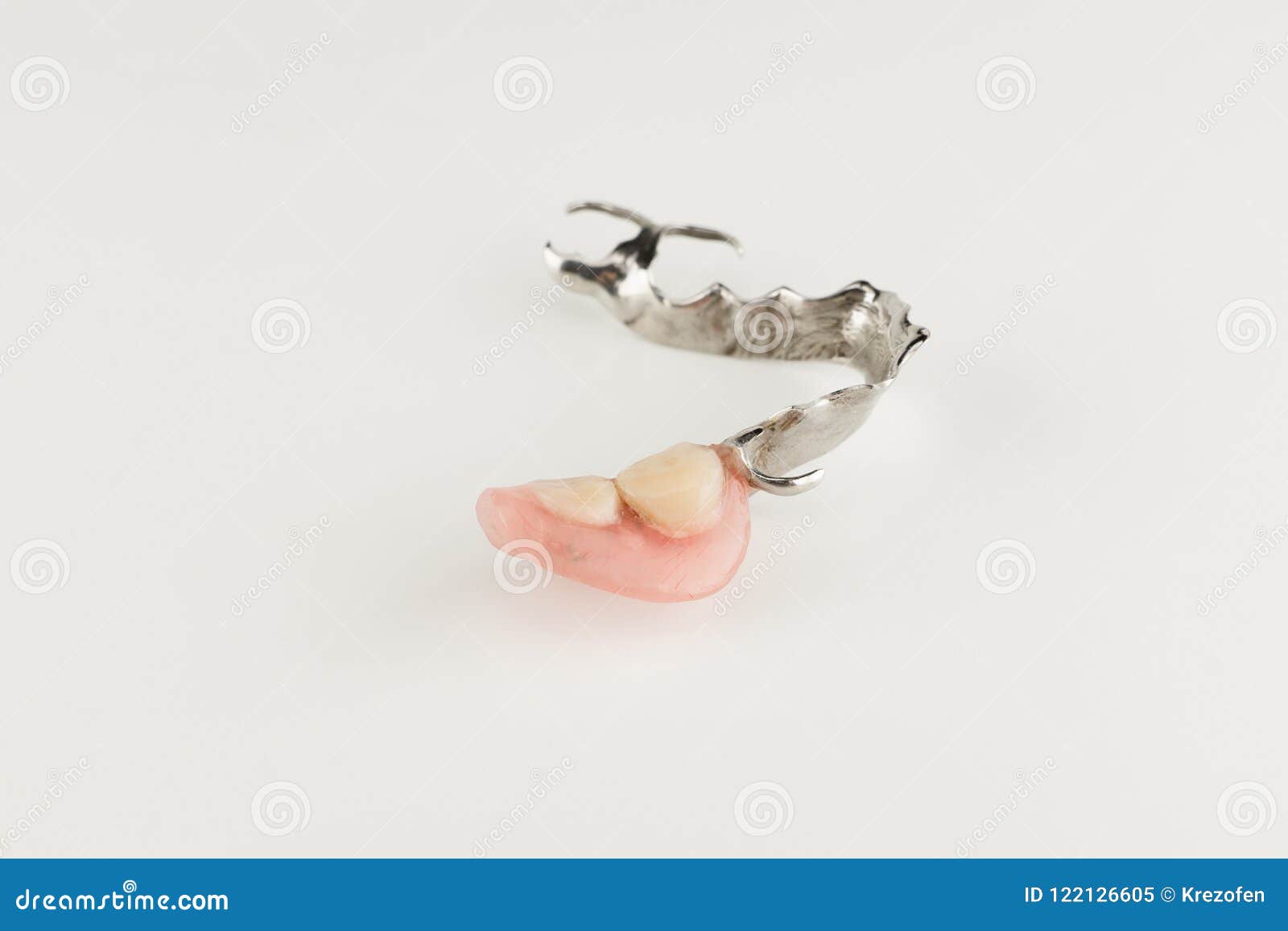 Arc dental prosthesis stock image. Image of cast, dental - 122126605