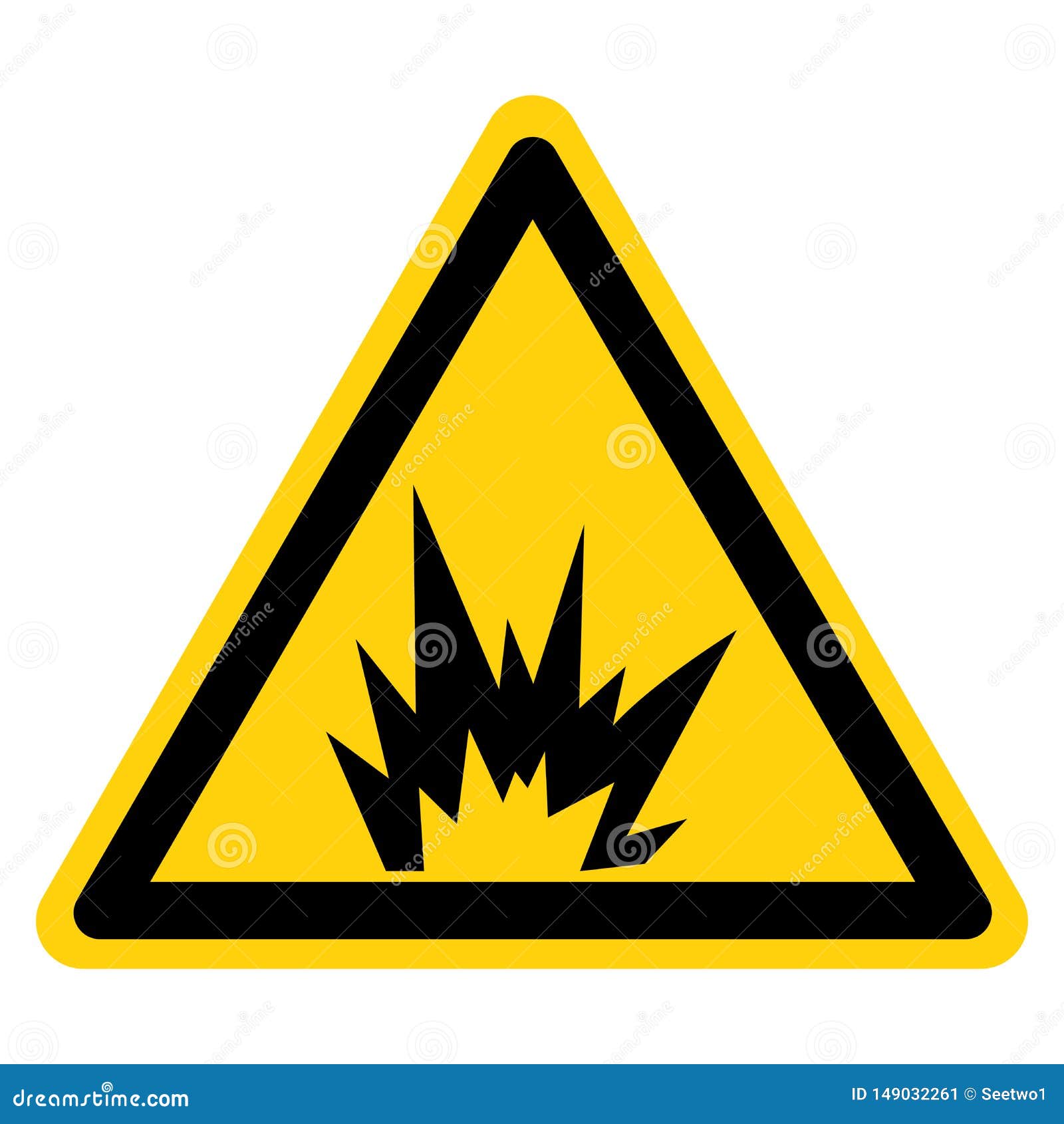 Arc Flash Hazard Symbol Sign Isolate on White Background,Vector ...