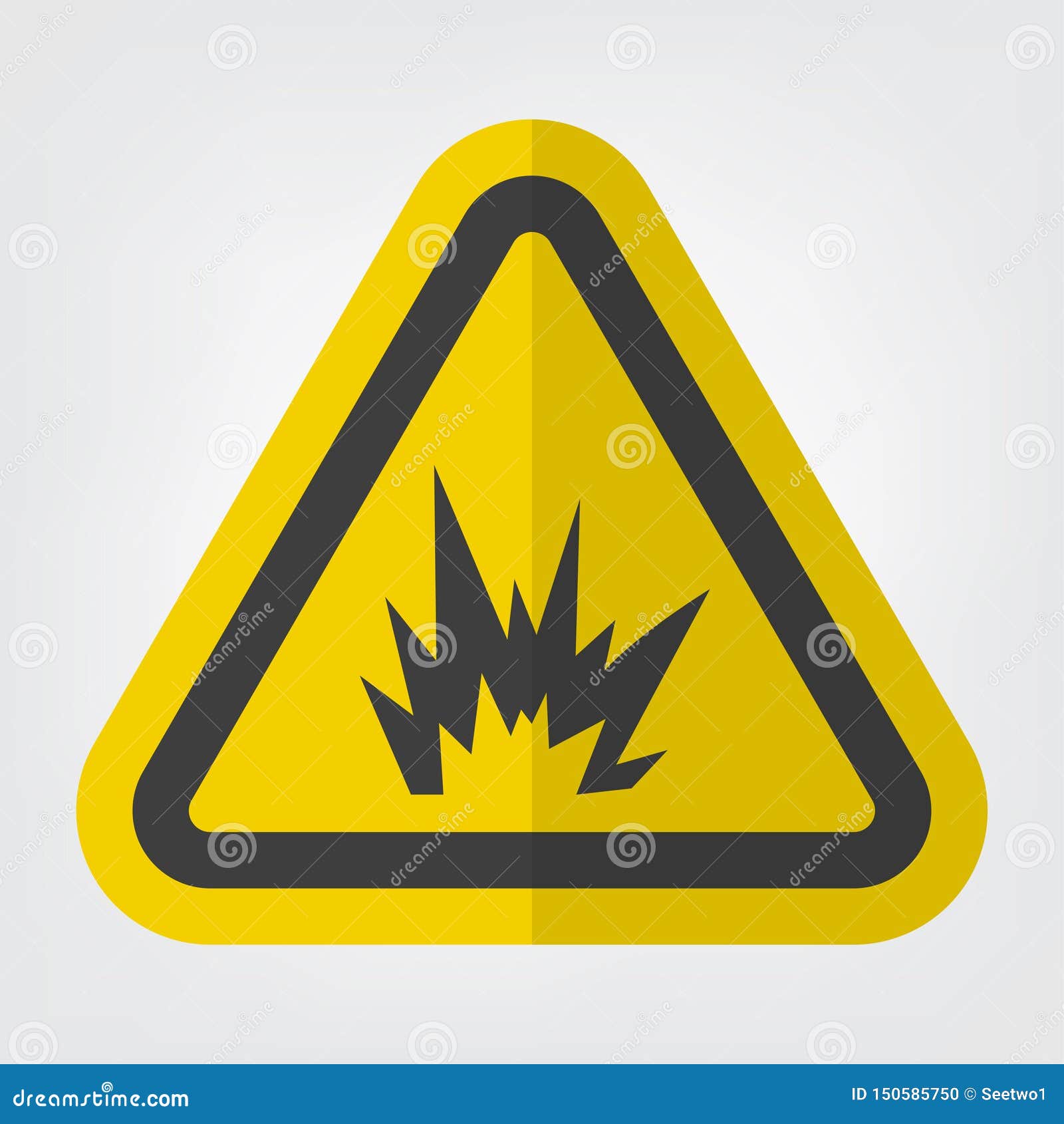 Arc Flash Hazard Symbol Sign Isolate on White Background,Vector ...