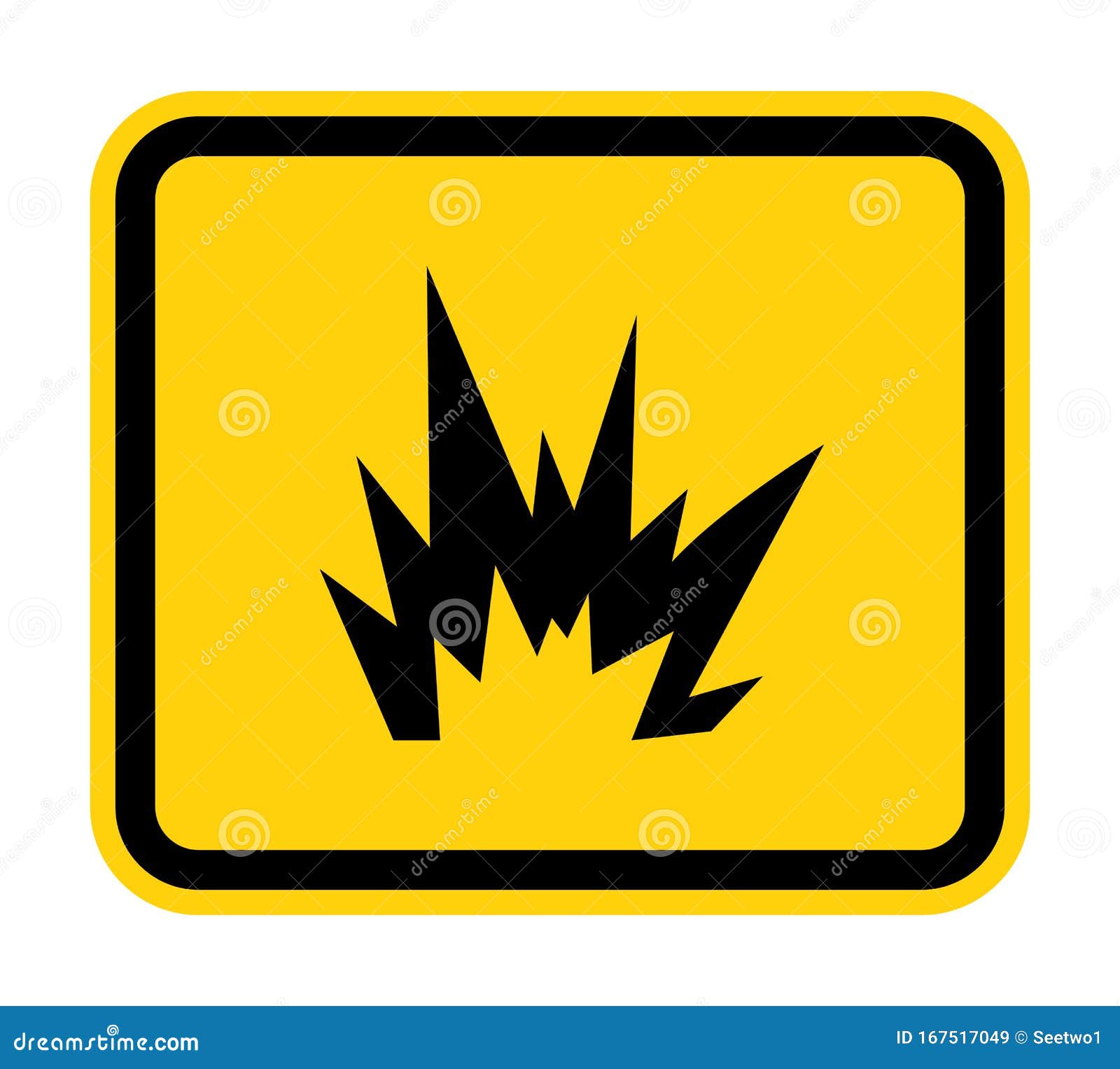 Arc Flash Hazard Symbol Sign, Vector Illustration, Isolate on White ...