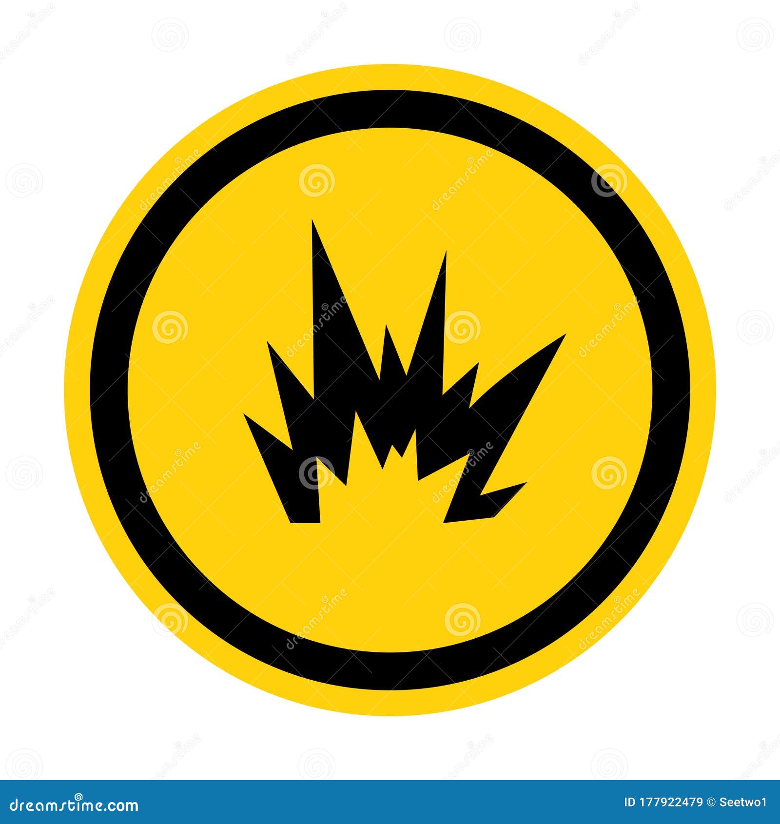 Arc Flash Hazard Symbol Sign, Vector Illustration, Isolate on White ...