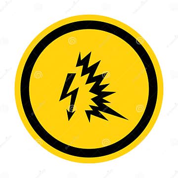 Arc Flash Symbol Sign Isolate on White Background,Vector Illustration ...