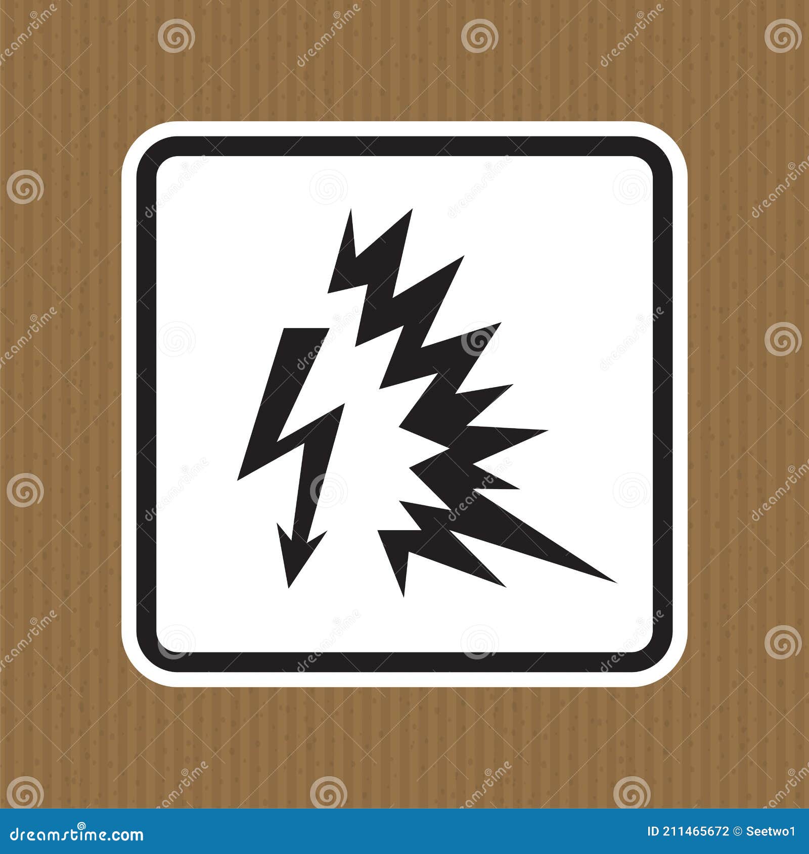 Arc Flash Symbol Sign Isolate on White Background,Vector Illustration ...