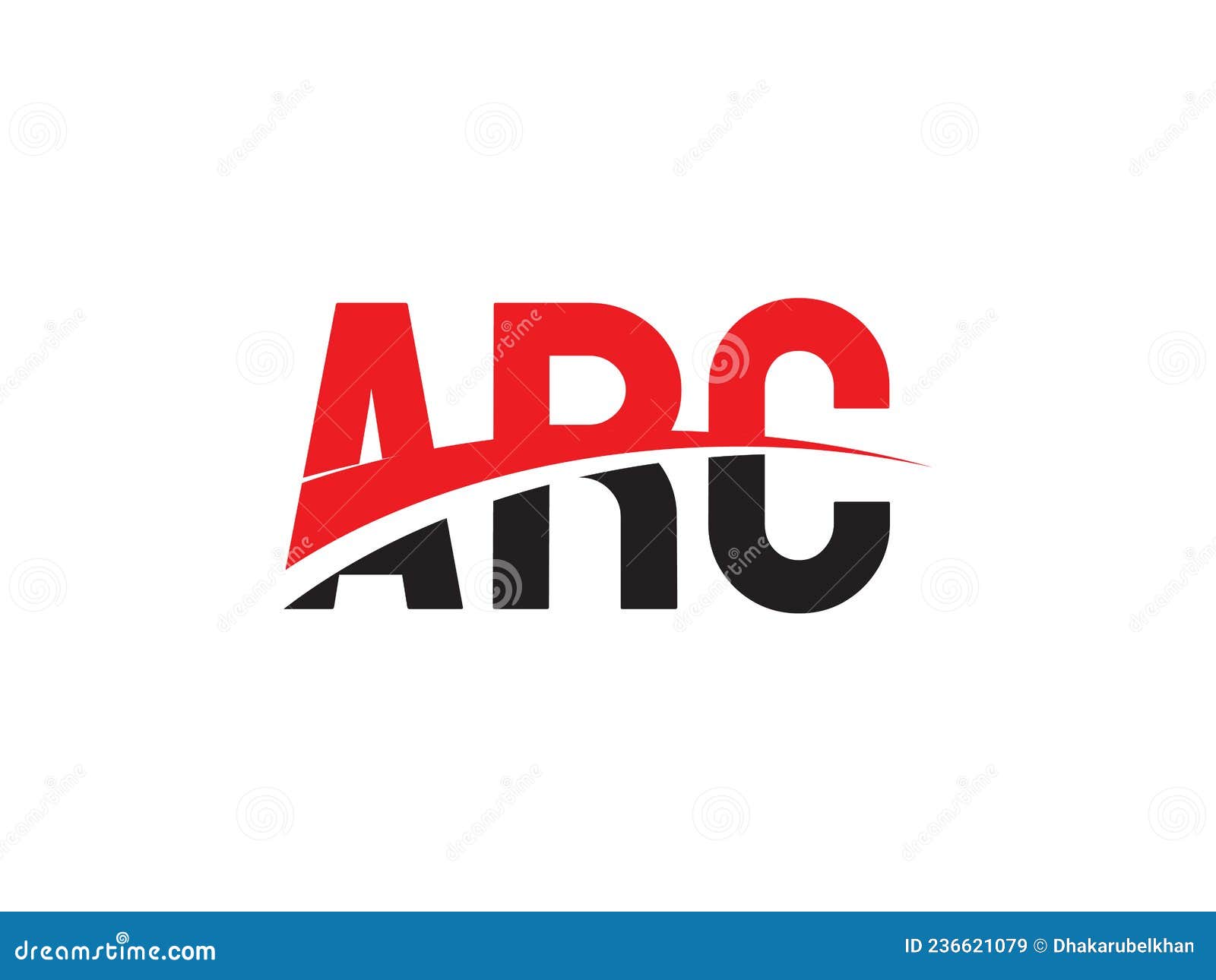 ARC Letter Initial Logo Design Vector Illustration Stock Vector ...