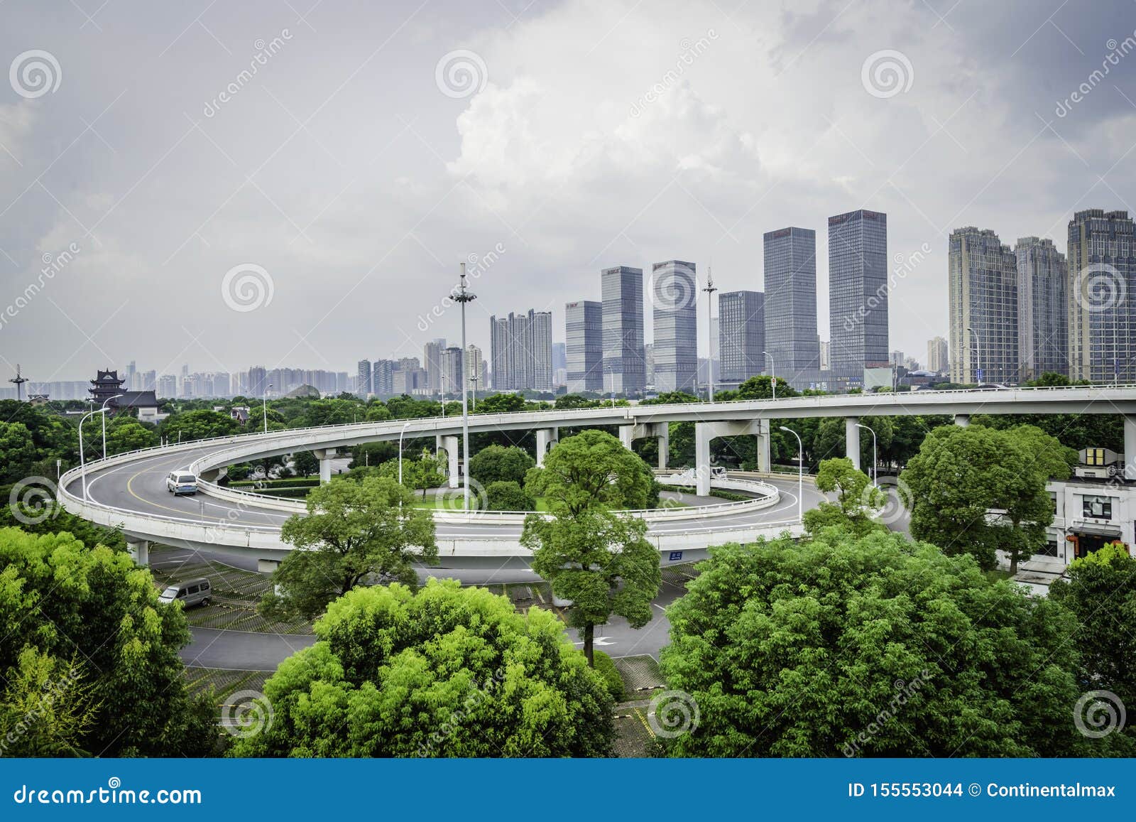 Arc Ramp at Orange Isle in Changsha, China Editorial Stock Image ...