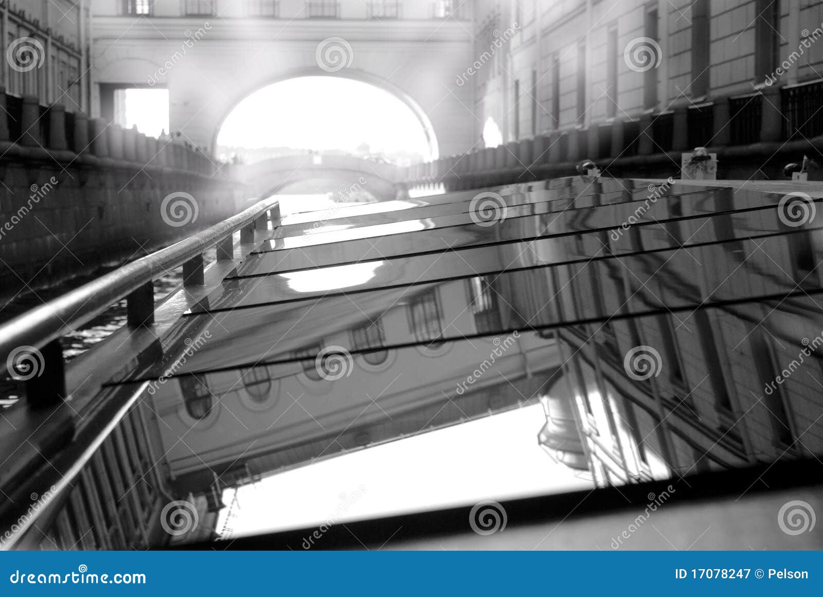 Arc reflection stock image. Image of bridge, architecture - 17078247