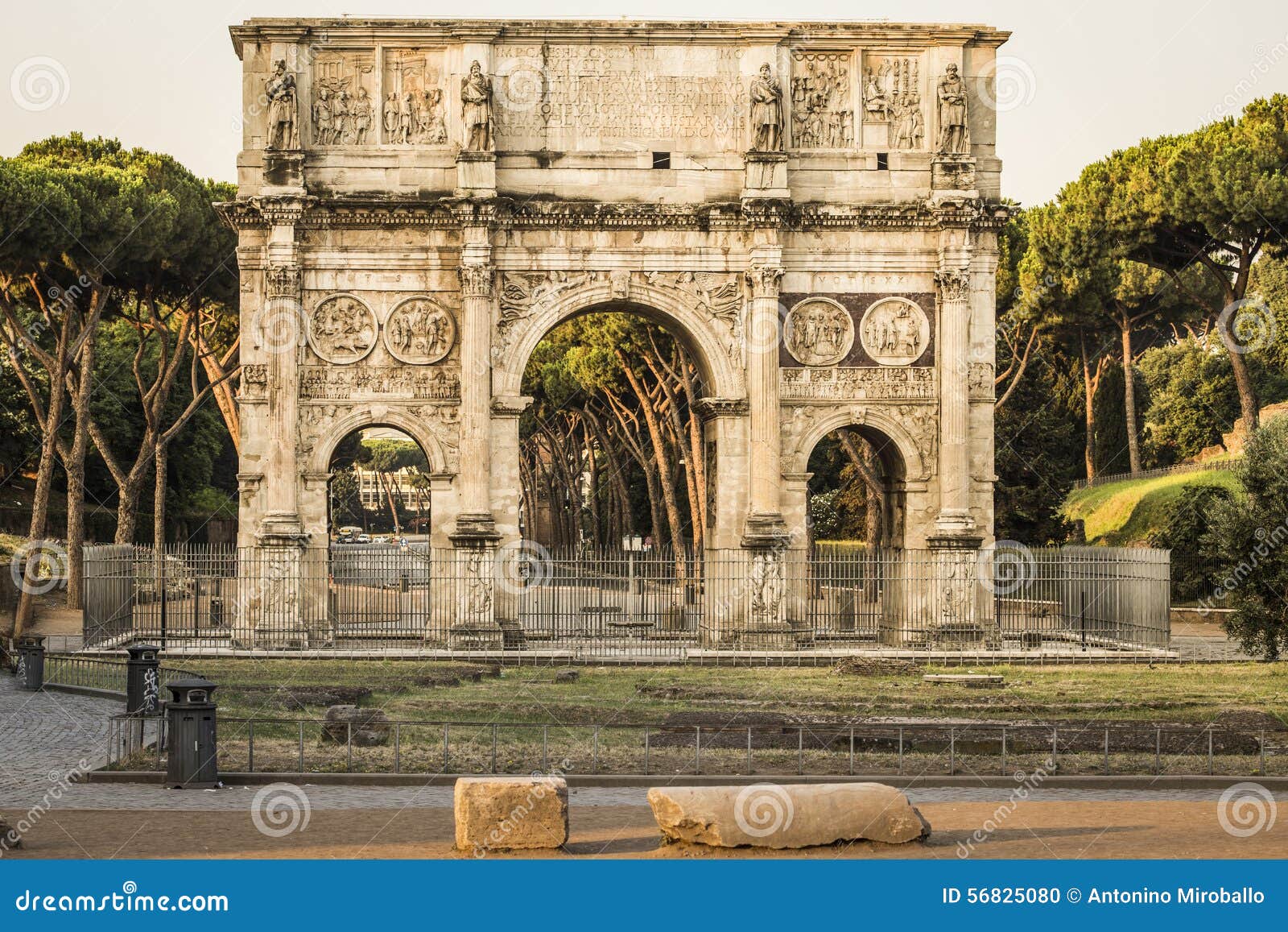 Arc in rome stock photo. Image of arch, trip, city, views - 56825080