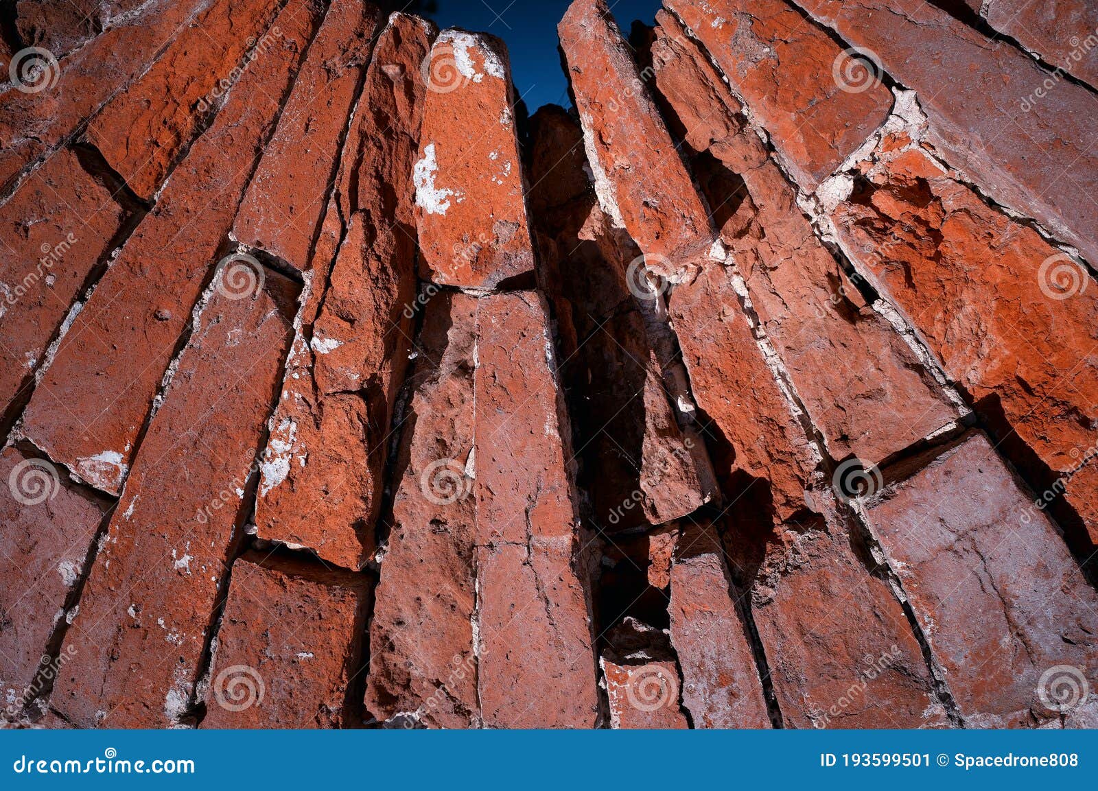 Arc Shaped Brick Wall Texture Background Stock Image - Image of scene ...