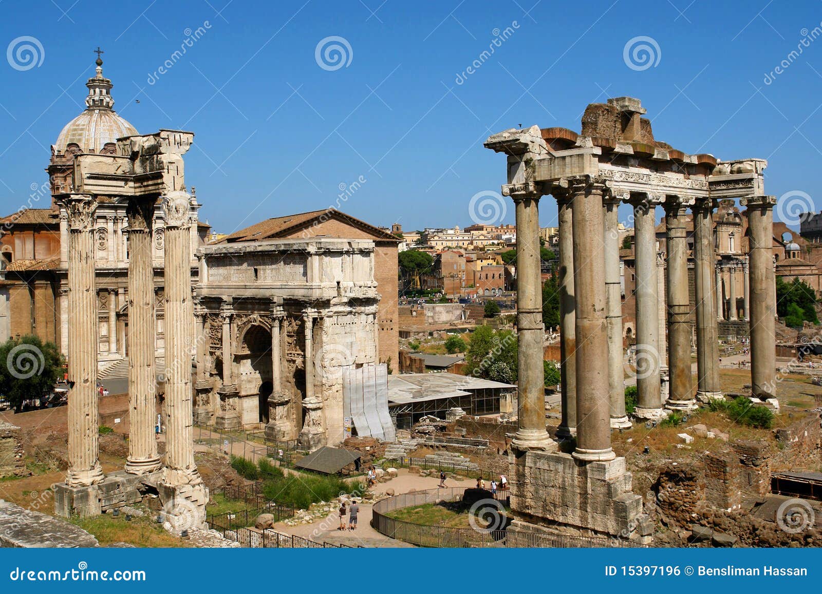 Arc of triumph in Rome stock photo. Image of travel, architecture ...