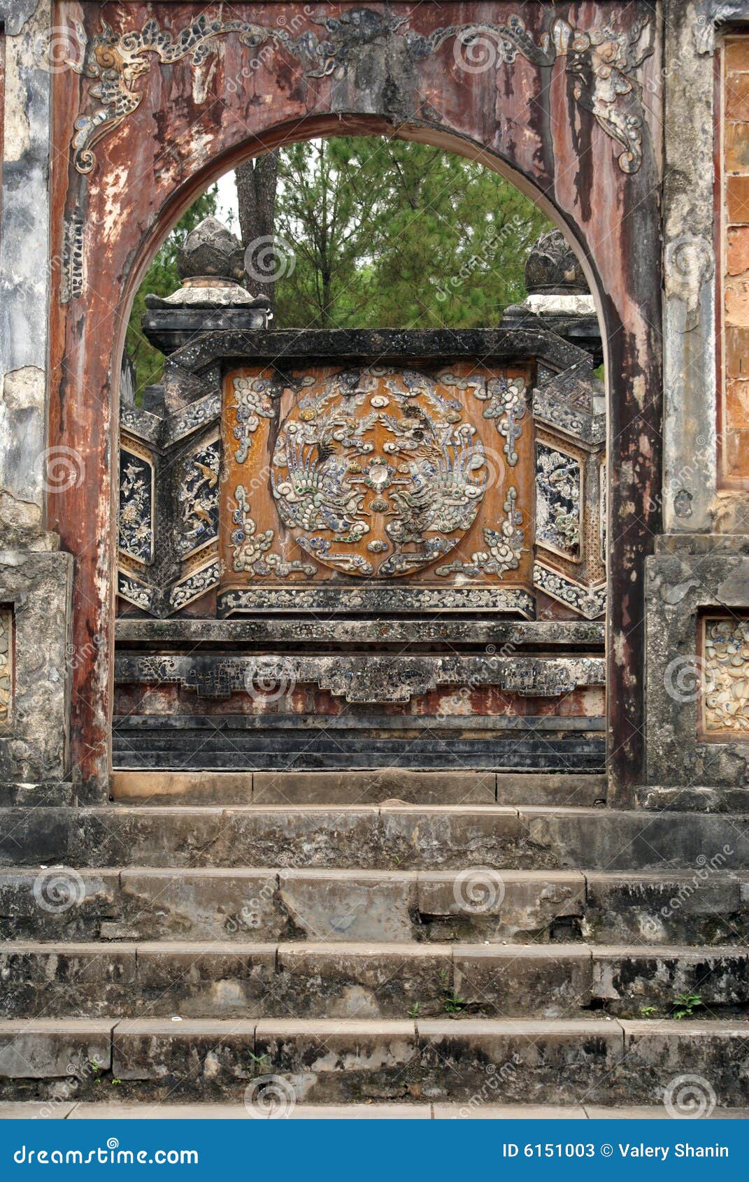 Arc and wall stock image. Image of indochina, famous, monument - 6151003