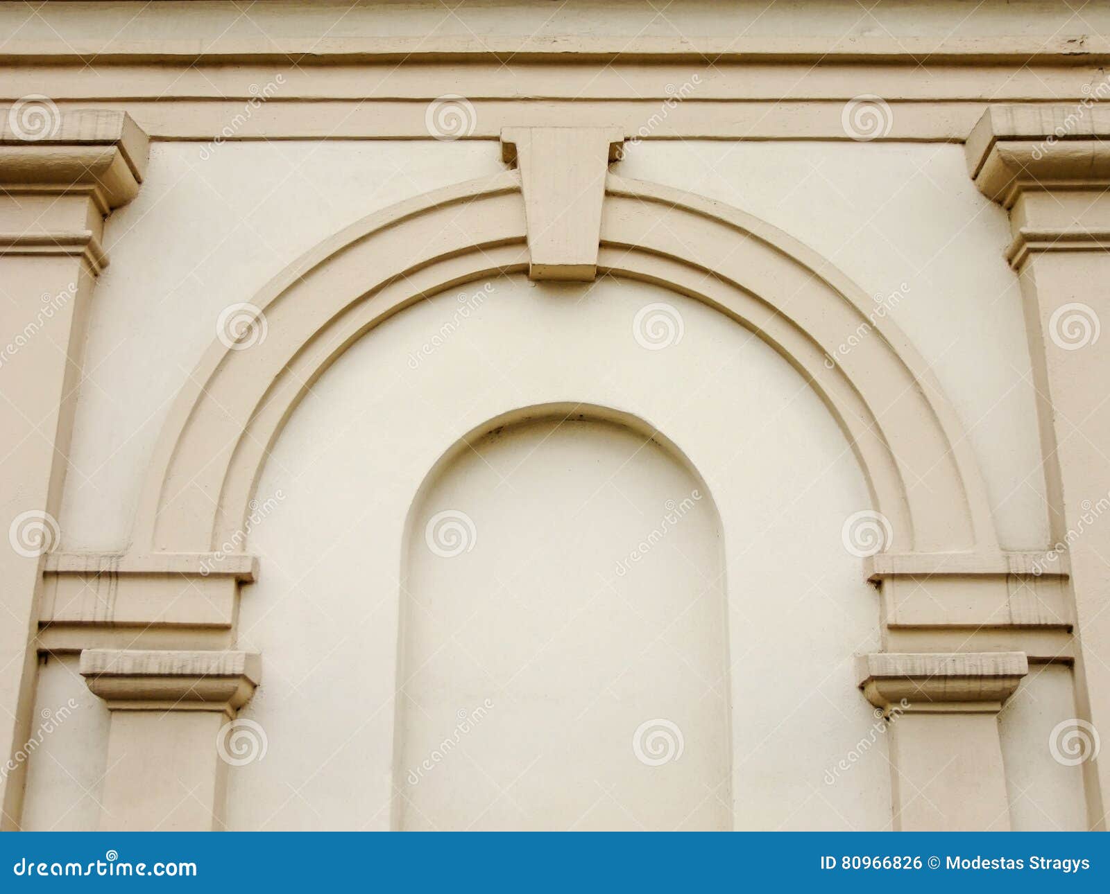 Arc in Wall stock photo. Image of ancient, castle, cathedral - 80966826