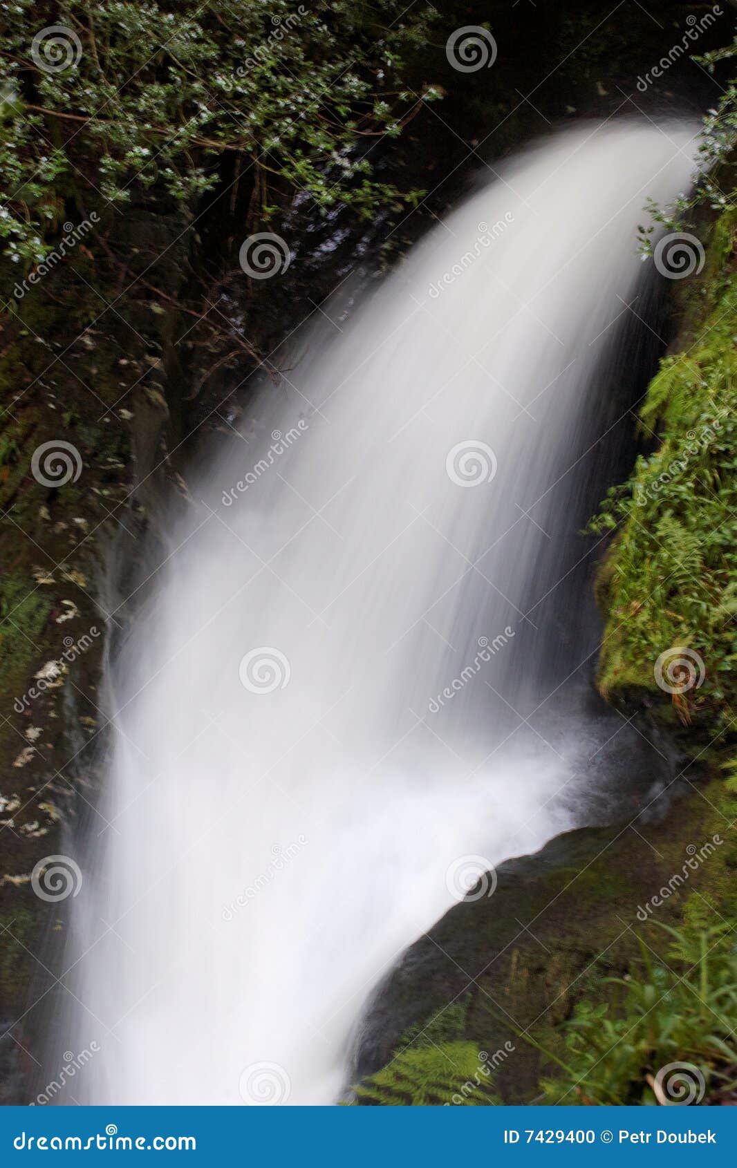 Arc waterfall stock photo. Image of water, falling, nature - 7429400