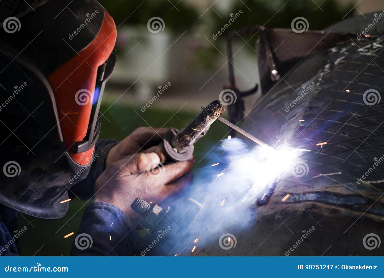 Arc Welding stock image. Image of fire, fabrication, fabricate - 90751247