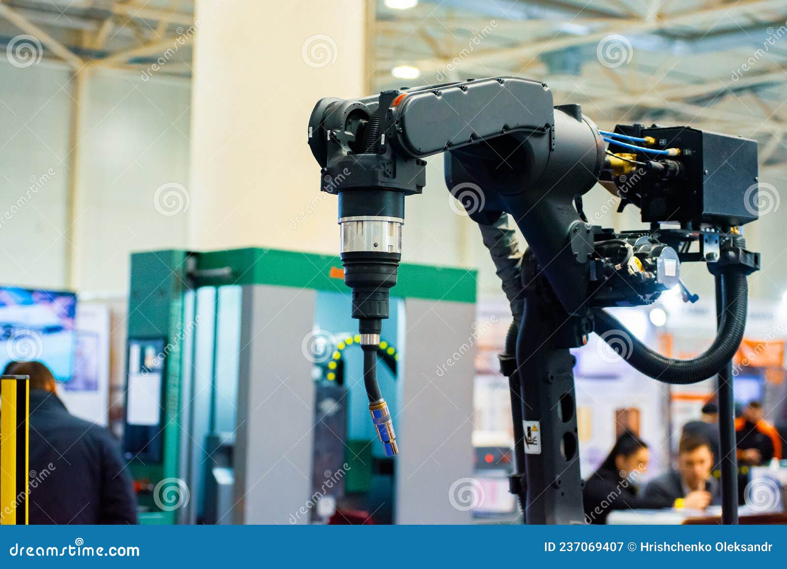 Arc Welding Robot. Automated Welding Process Stock Image - Image of ...