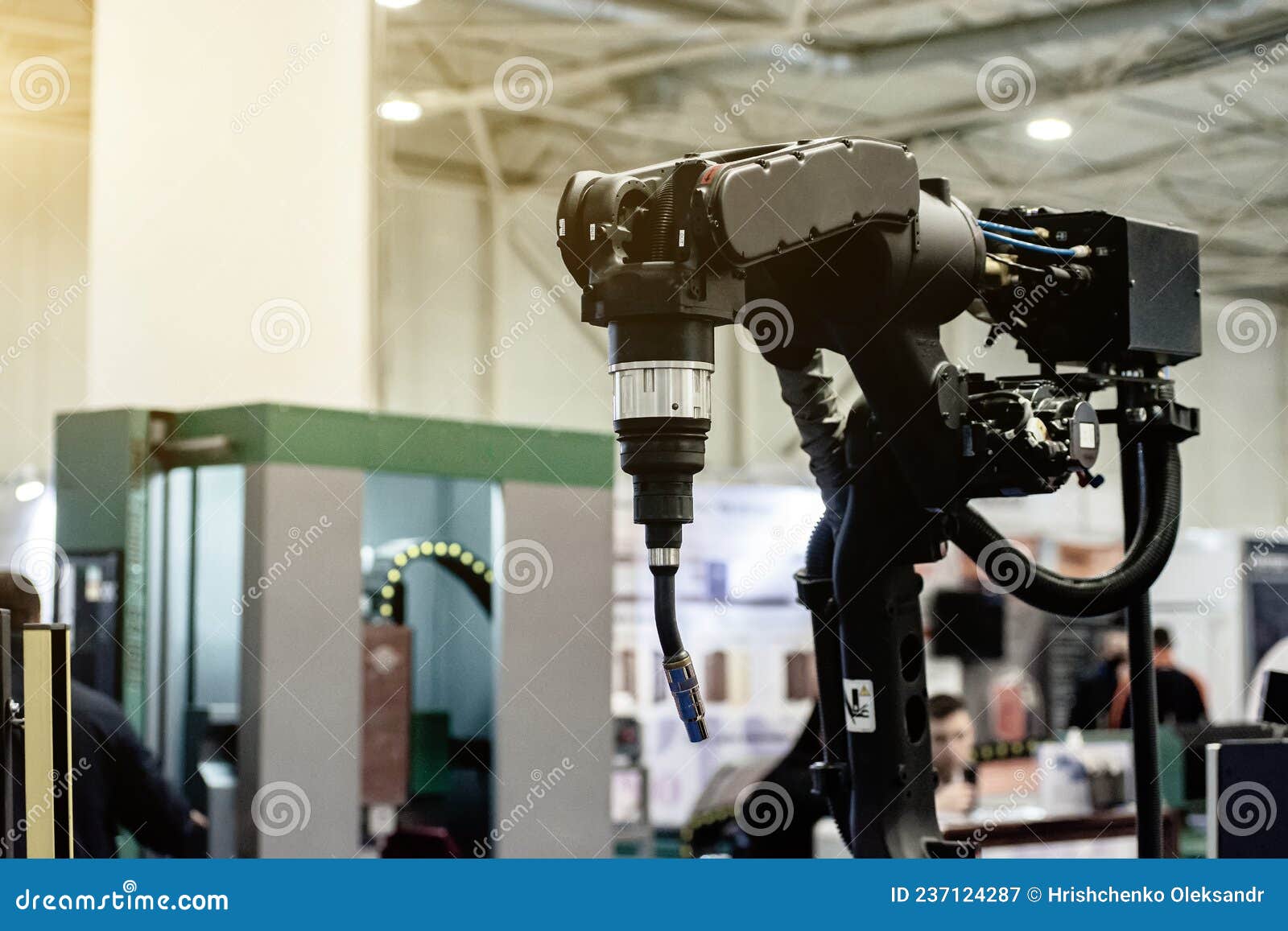 Arc Welding Robot. Automated Welding Process Stock Image - Image of ...