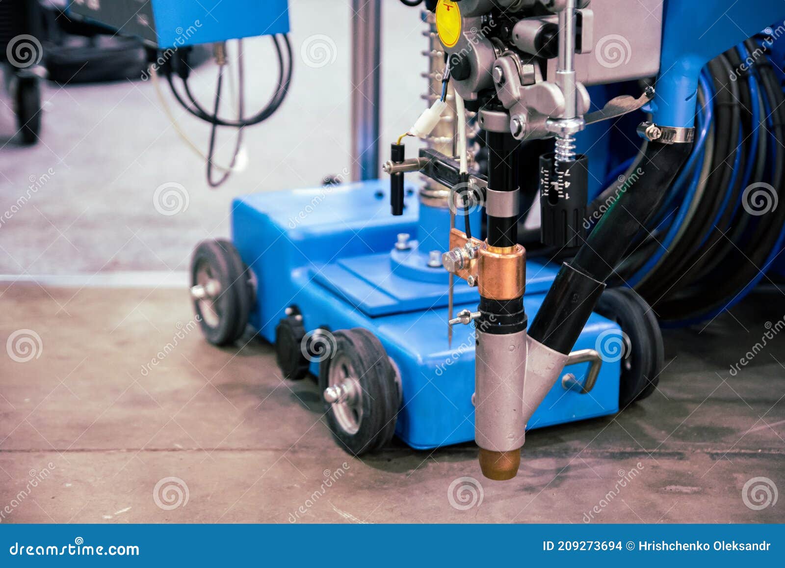 Arc Welding Robot. Automated Welding Process Stock Photo - Image of ...