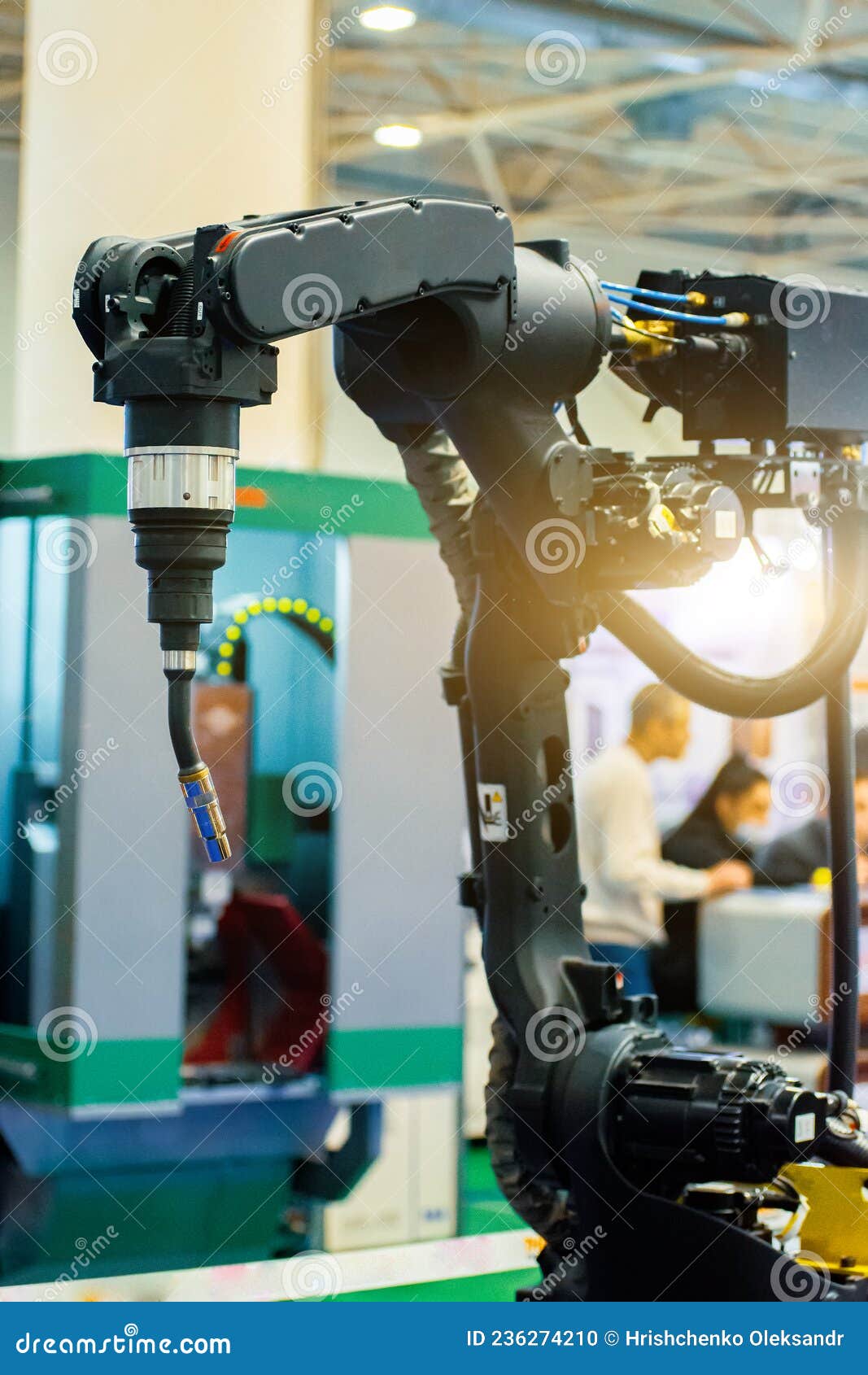 Arc Welding Robot. Automated Welding Process Stock Photo - Image of ...