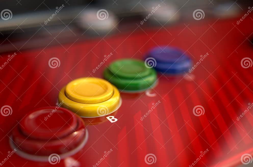 Arcade Control Panel stock de ilustración. Ilustración de funcione ...