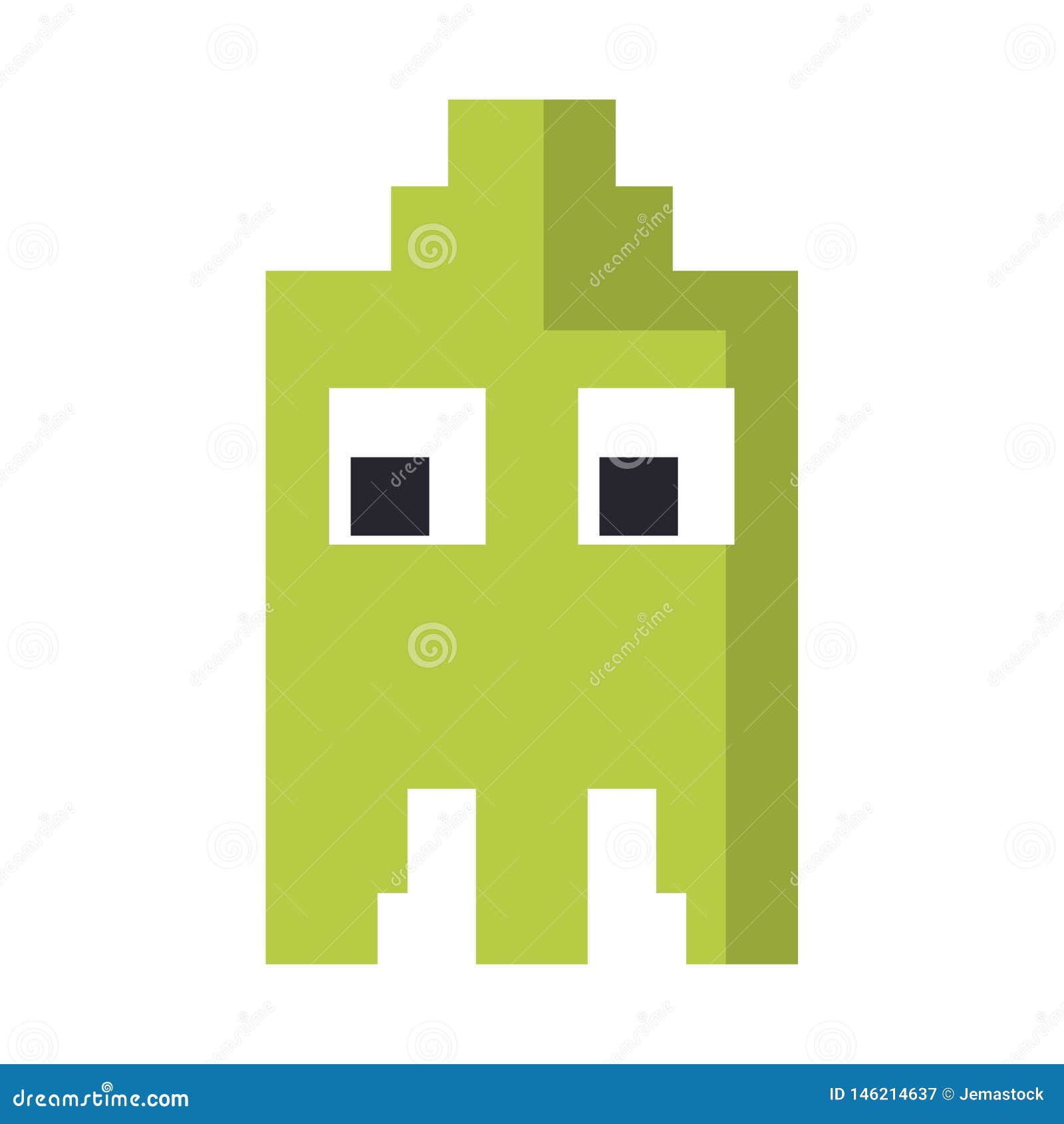 Arcade game character stock vector. Illustration of digital - 146214637