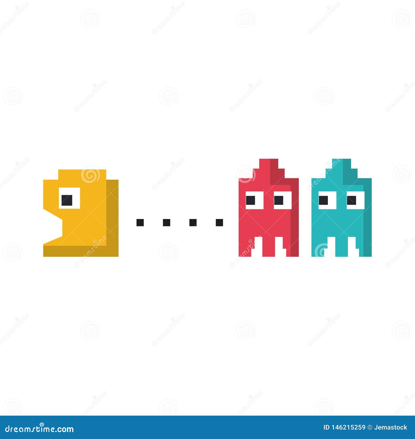 Arcade game character stock vector. Illustration of interface - 146215259