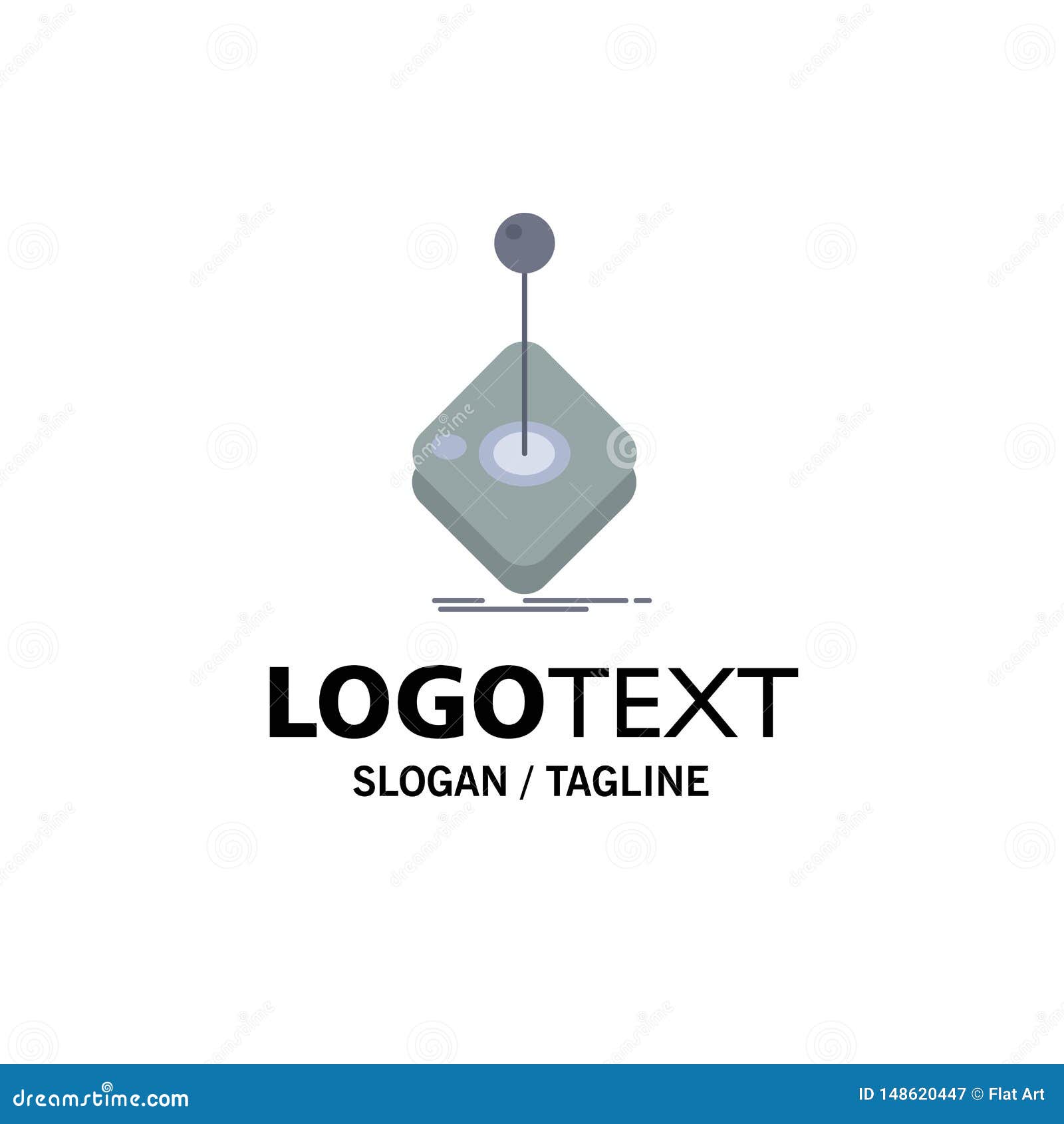 Arcade, Game, Gaming, Joystick, Stick Flat Color Icon Vector Stock ...