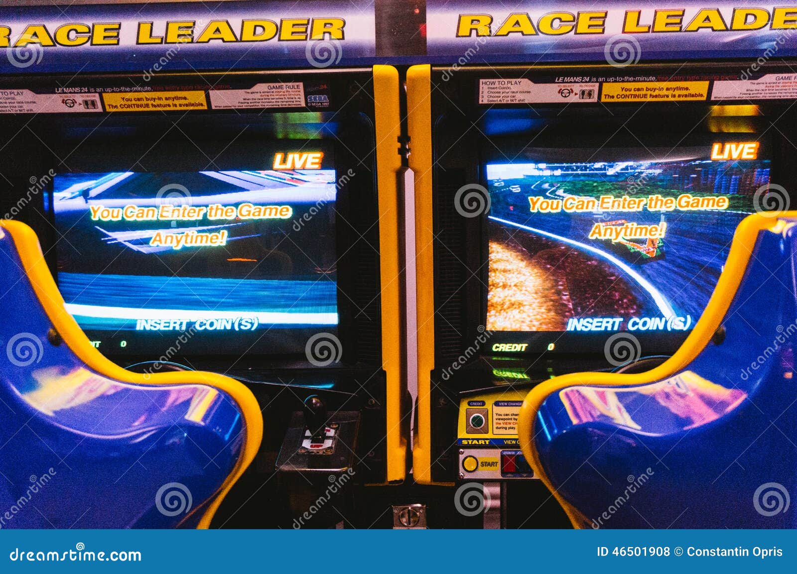 Arcade game machines editorial stock photo. Image of coin - 46501908