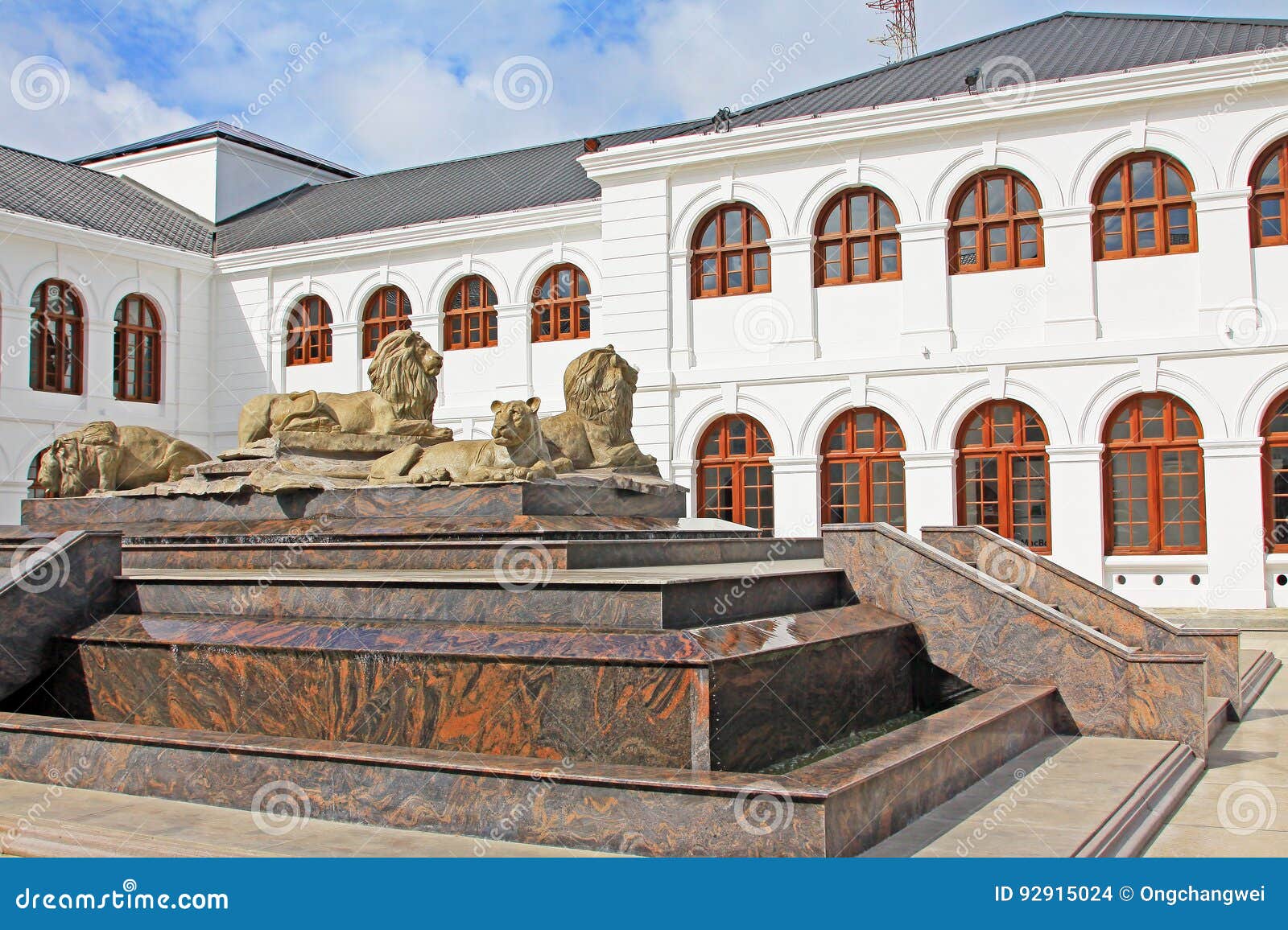 Arcade Independence Square, Colombo Sri Lanka Foto de archivo - Imagen ...