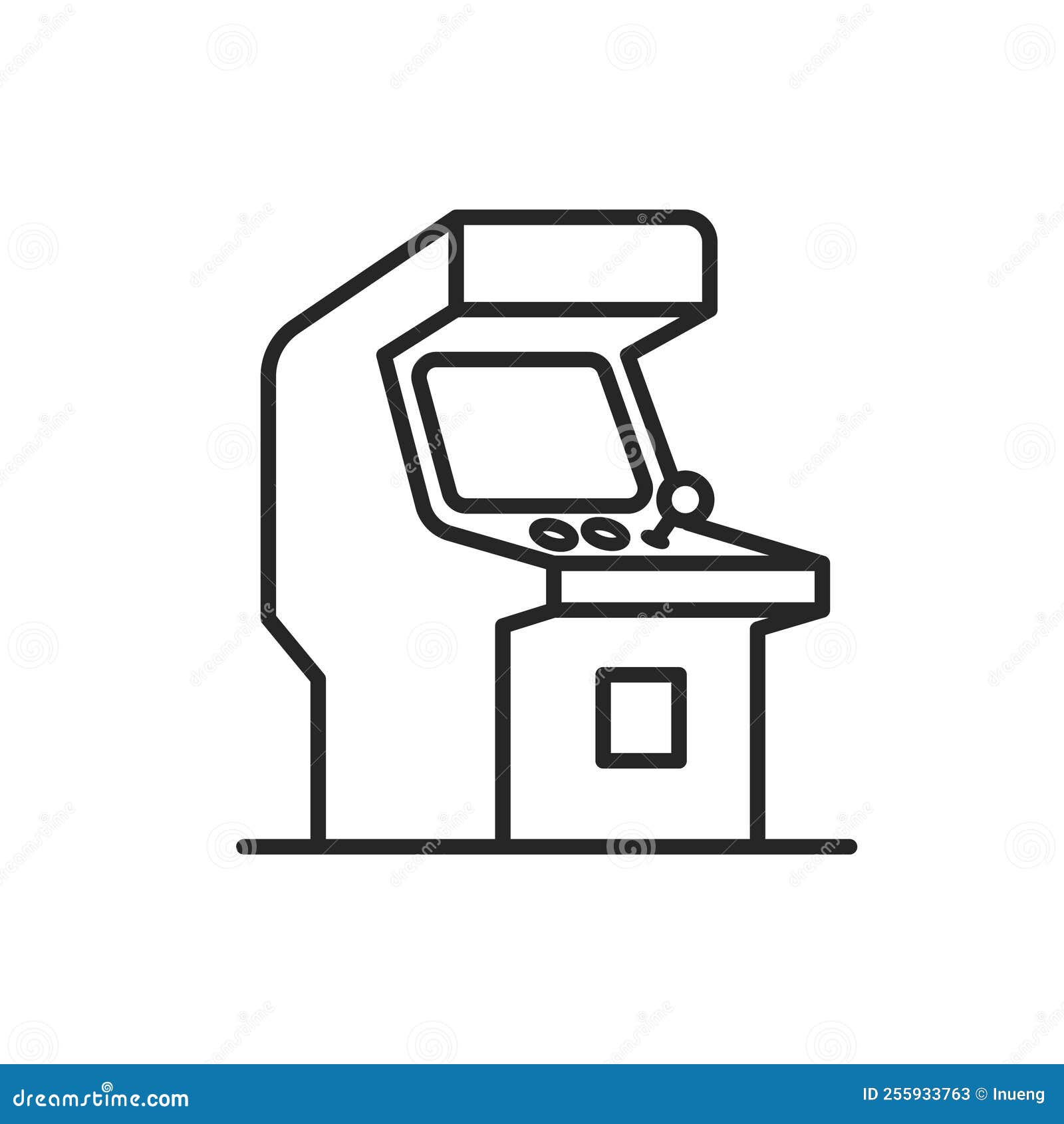 Arcade Machine Icon. Flat Vector Illustration Stock Vector ...