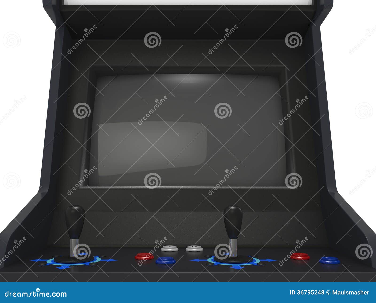 Arcade Machine Screen stock illustration. Illustration of slot - 36795248