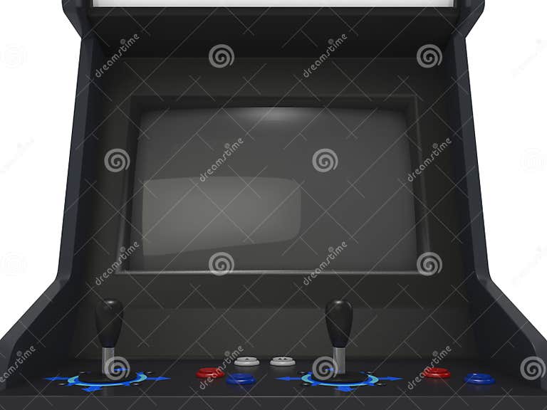 Arcade Machine Screen stock illustration. Illustration of slot - 36795248