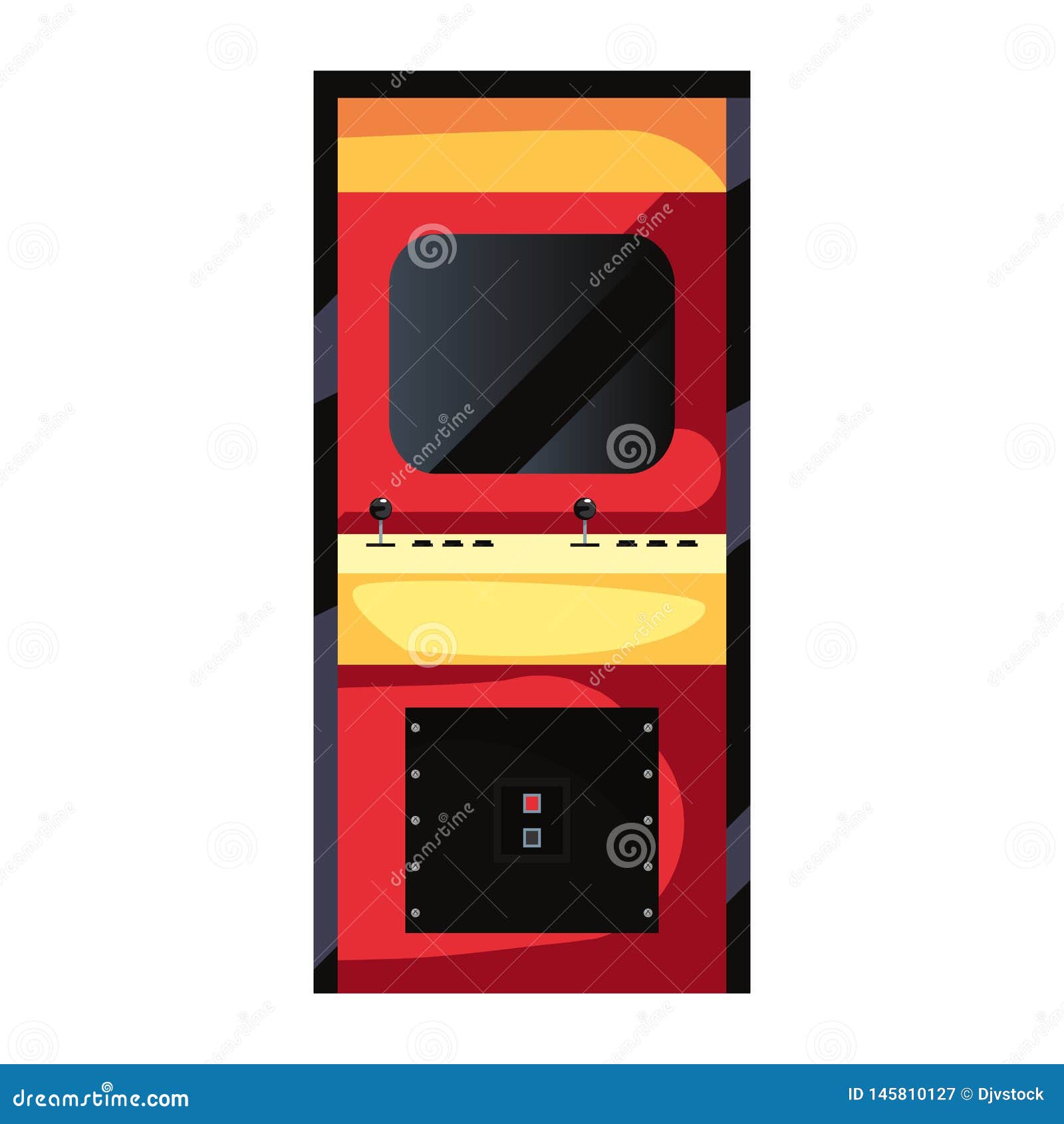 Video game retro stock illustration. Illustration of arcade - 145810127