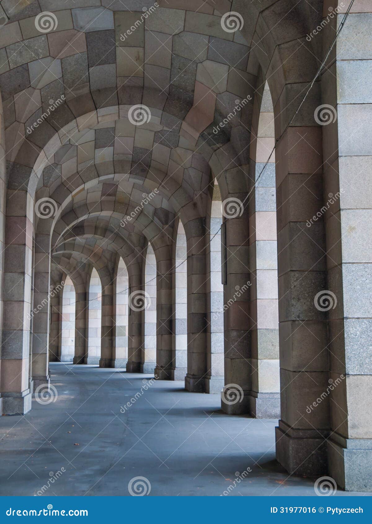 Arcade Walk stock photo. Image of archway, curt, infinity - 31977016