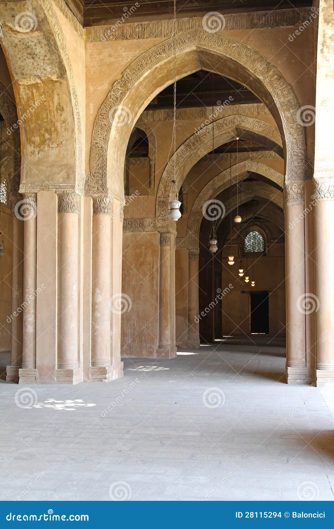 Arcaded corridor stock photo. Image of middle, islamic - 28115294