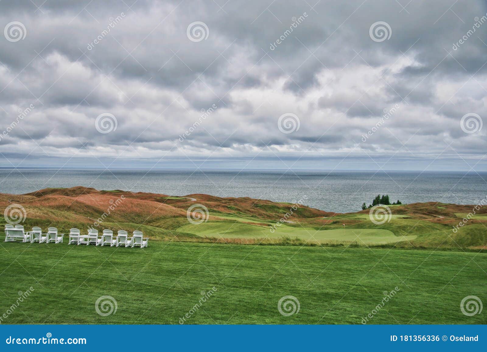 Lake Michigan View from Arcadia Bluffs Golf Course in Arcadia, Michigan ...