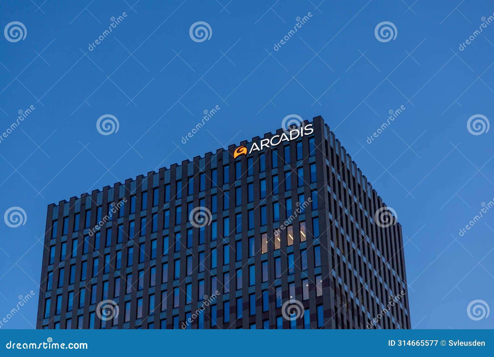 Arcadis Sign Logo at the Office in Amsterdam Editorial Photography ...