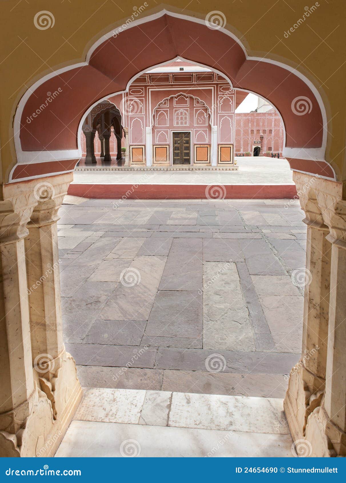 Through the arch stock photo. Image of india, history - 24654690