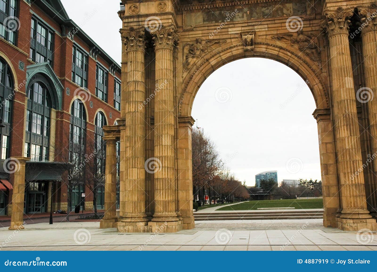 Arch stock image. Image of brick, architecture, design - 4887919