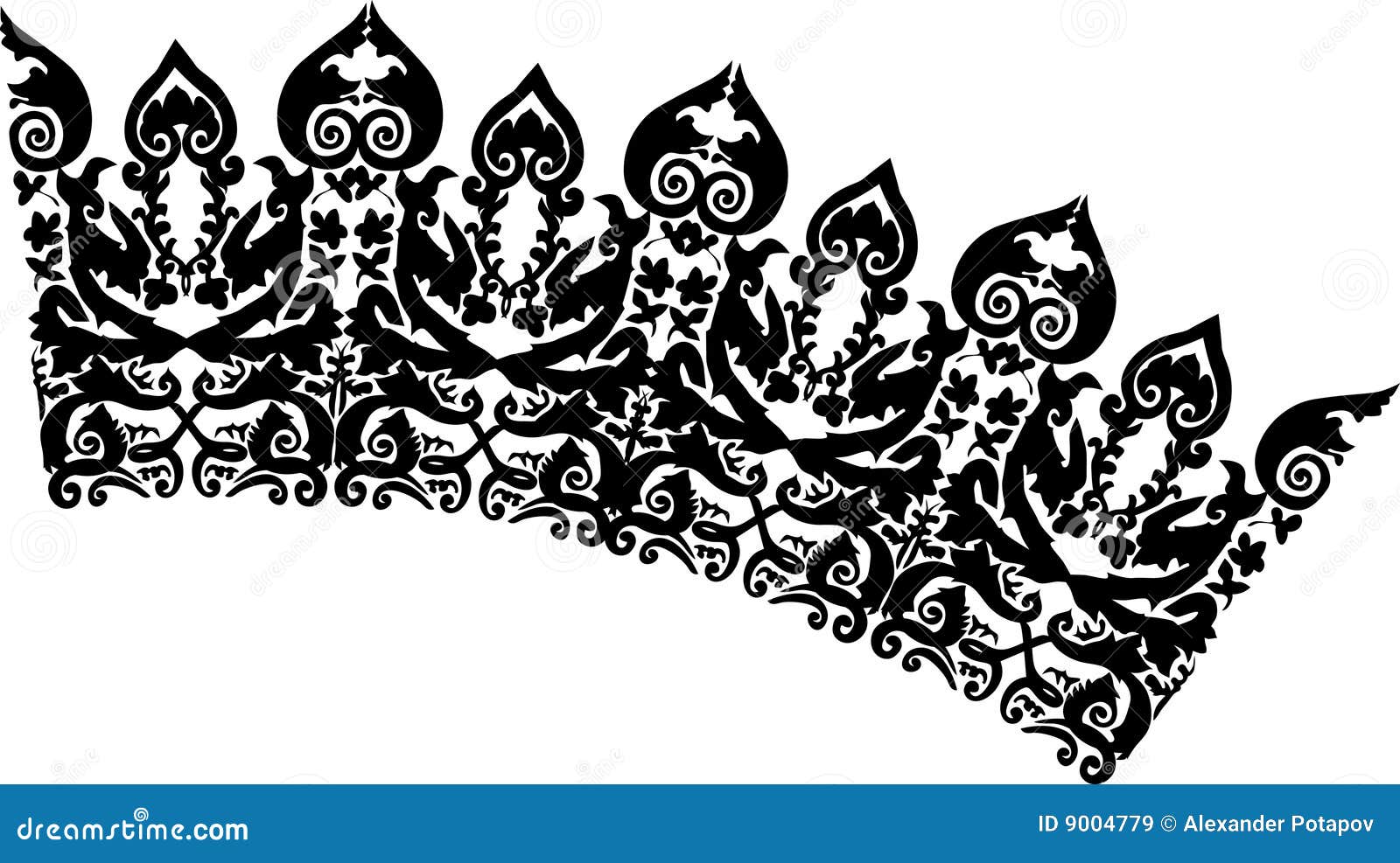 Arch with Abstract Ornament Stock Vector - Illustration of flower ...
