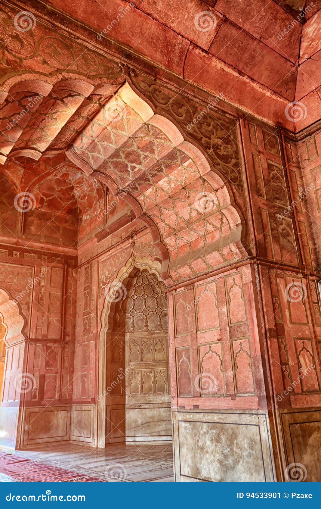 Arch of Ancient Indian Temple Stock Image - Image of asia, historic ...