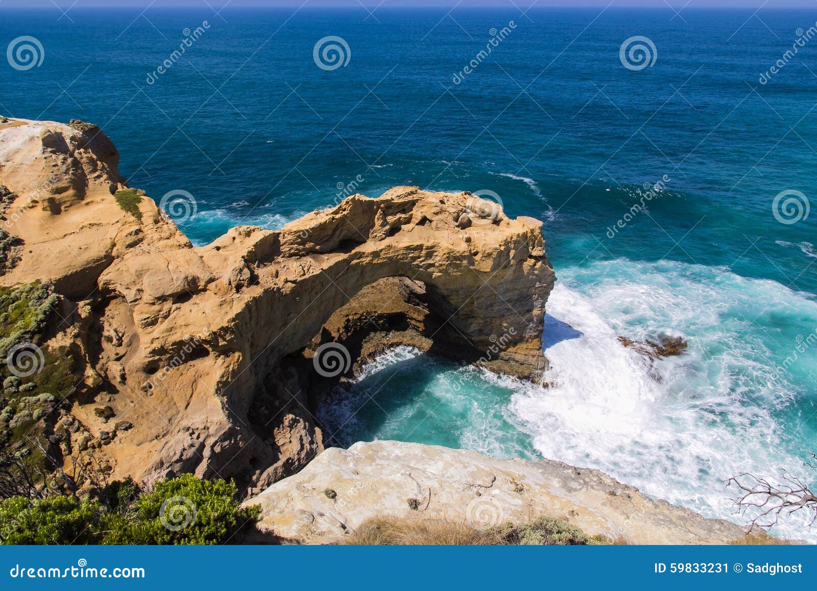 The Arch stock image. Image of arch, great, shore, beach - 59833231