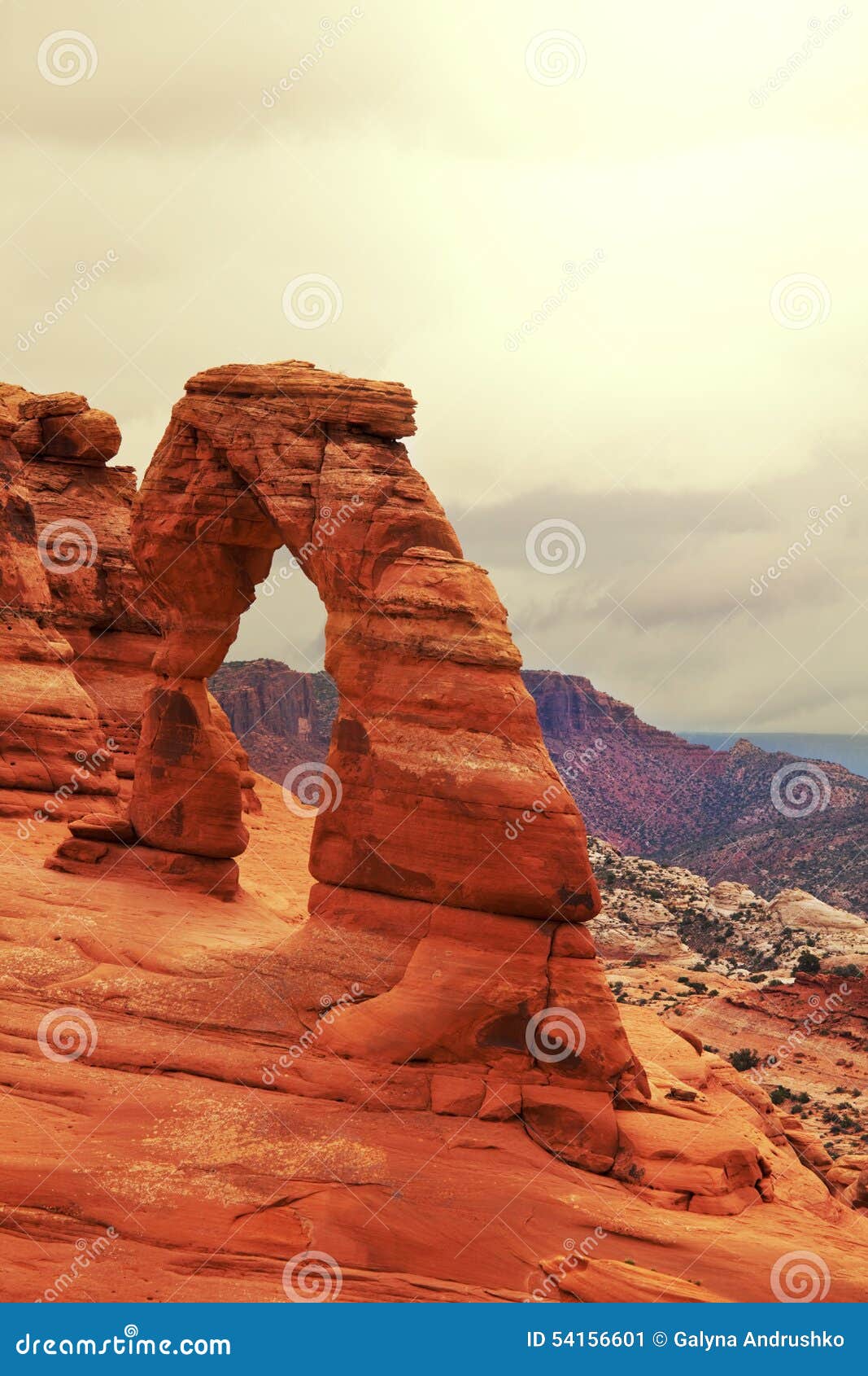 Arch stock image. Image of weathering, landscape, frame - 54156601