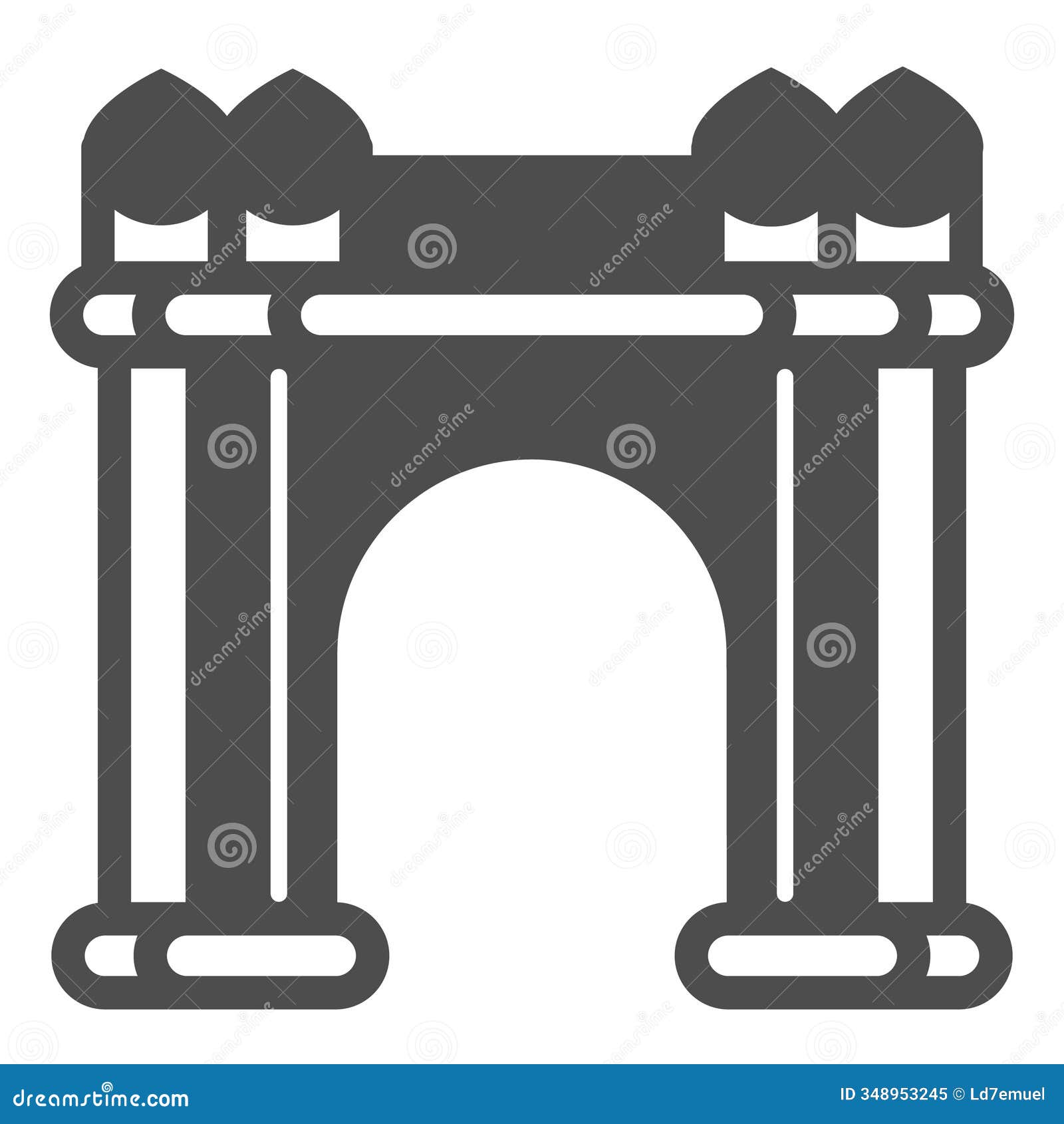 Arch, Architectural Structure Solid Icon, Architect Studio Concept ...