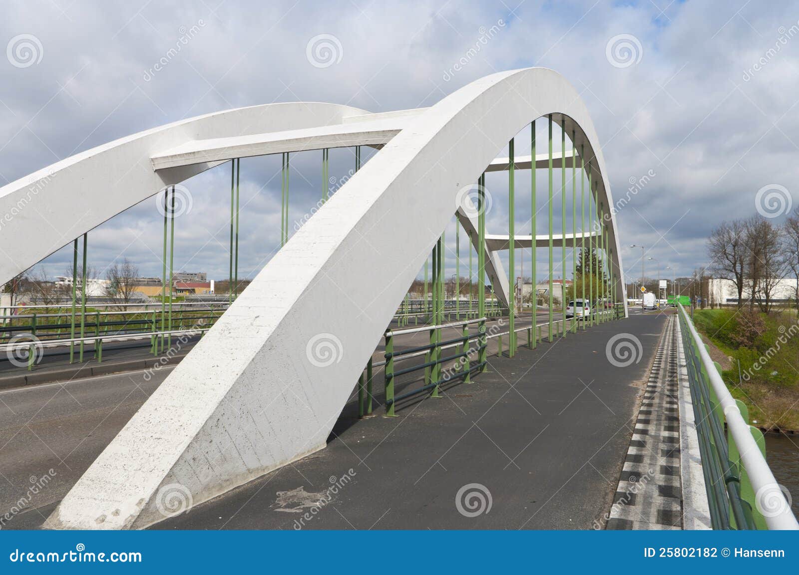 Arch bridge stock photo. Image of road, drive, beam, arch - 25802182