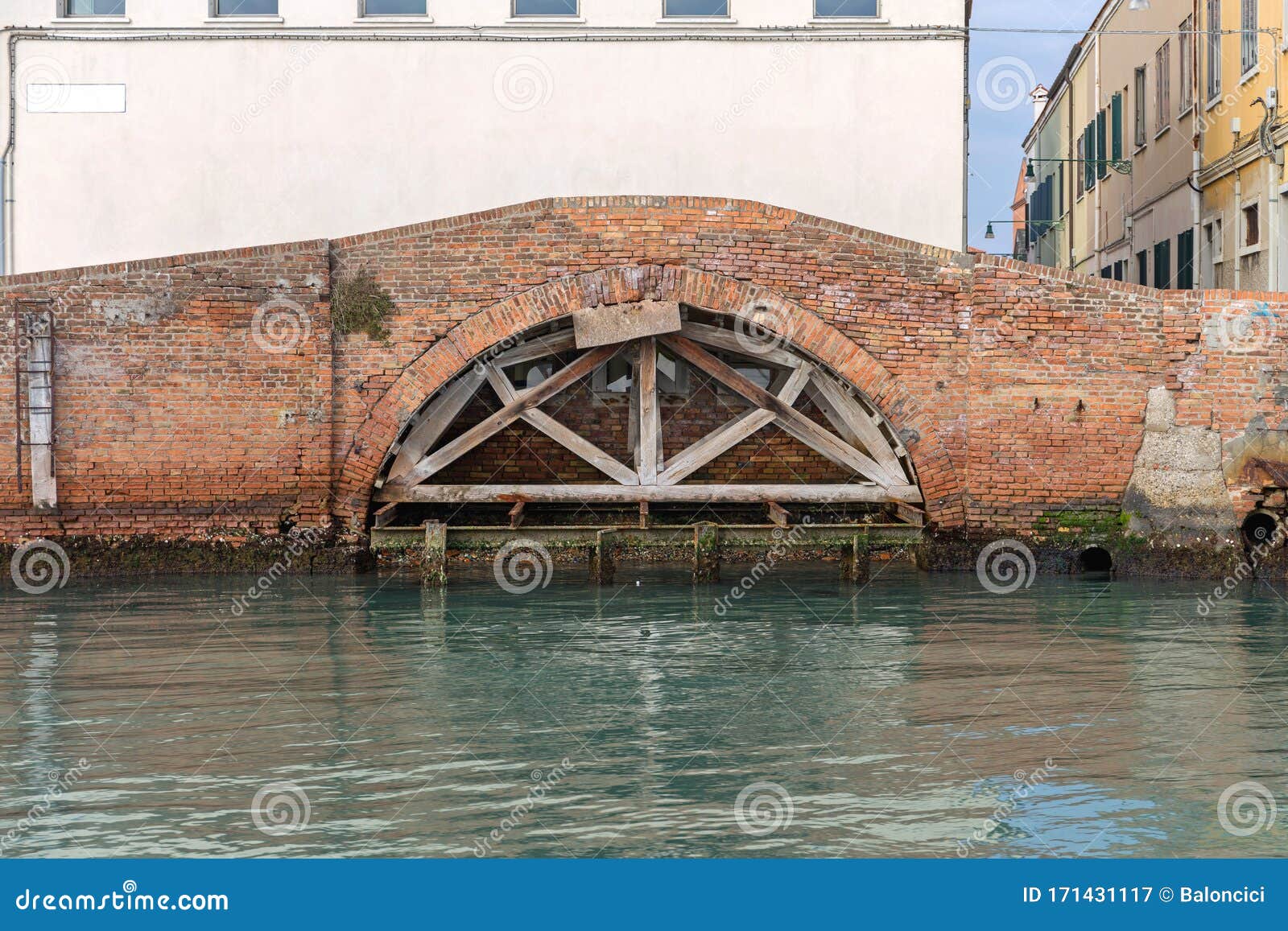 Arch Bridge Brace stock image. Image of architecture - 171431117