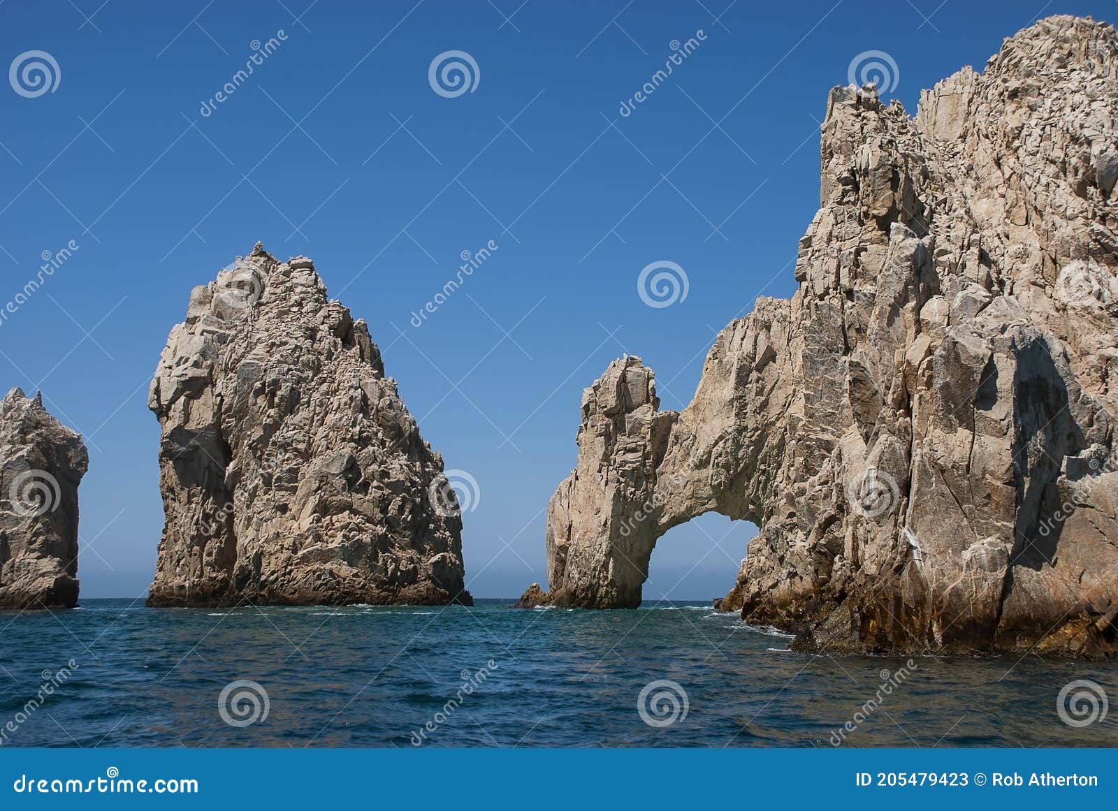 The Arch Of Cabo San Lucas At The Tip Of The Baja California Peninsula