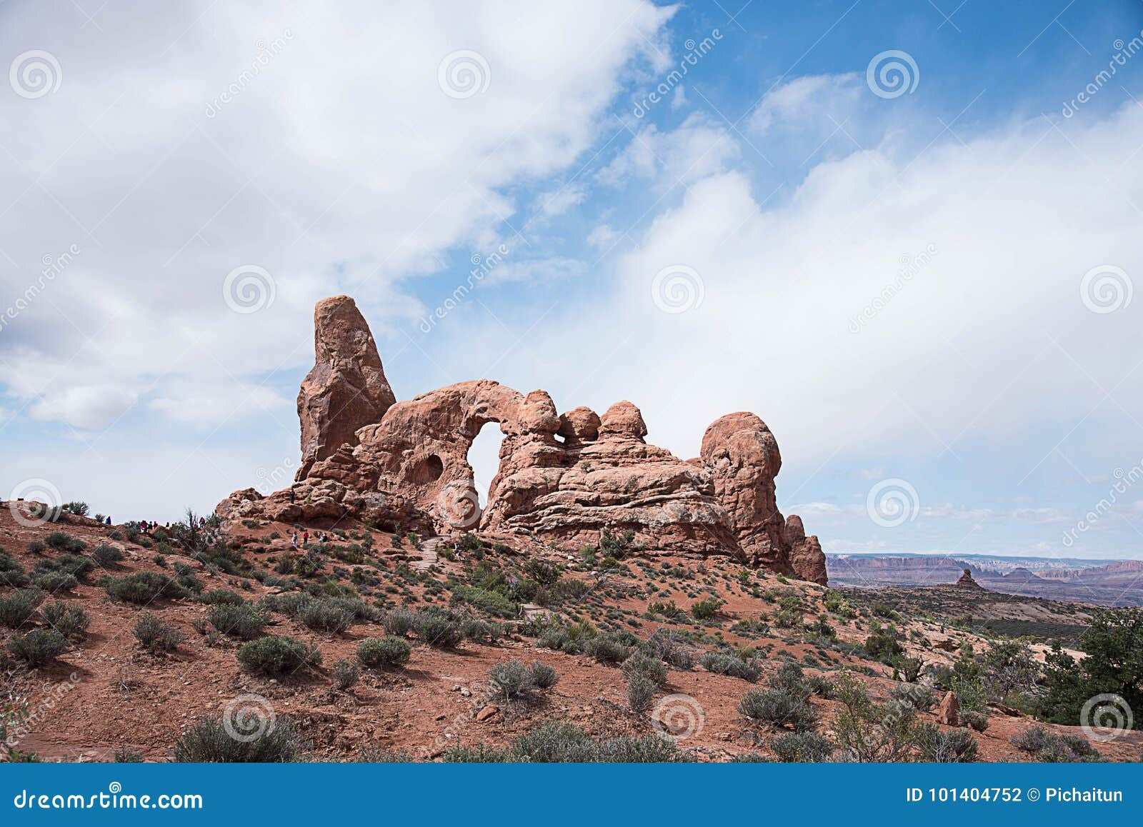 Turret Arch stock photo. Image of national, window, turret - 101404752