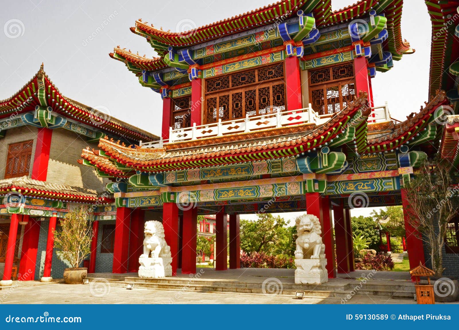 Arch of Chinese gate stock image. Image of structure - 59130589