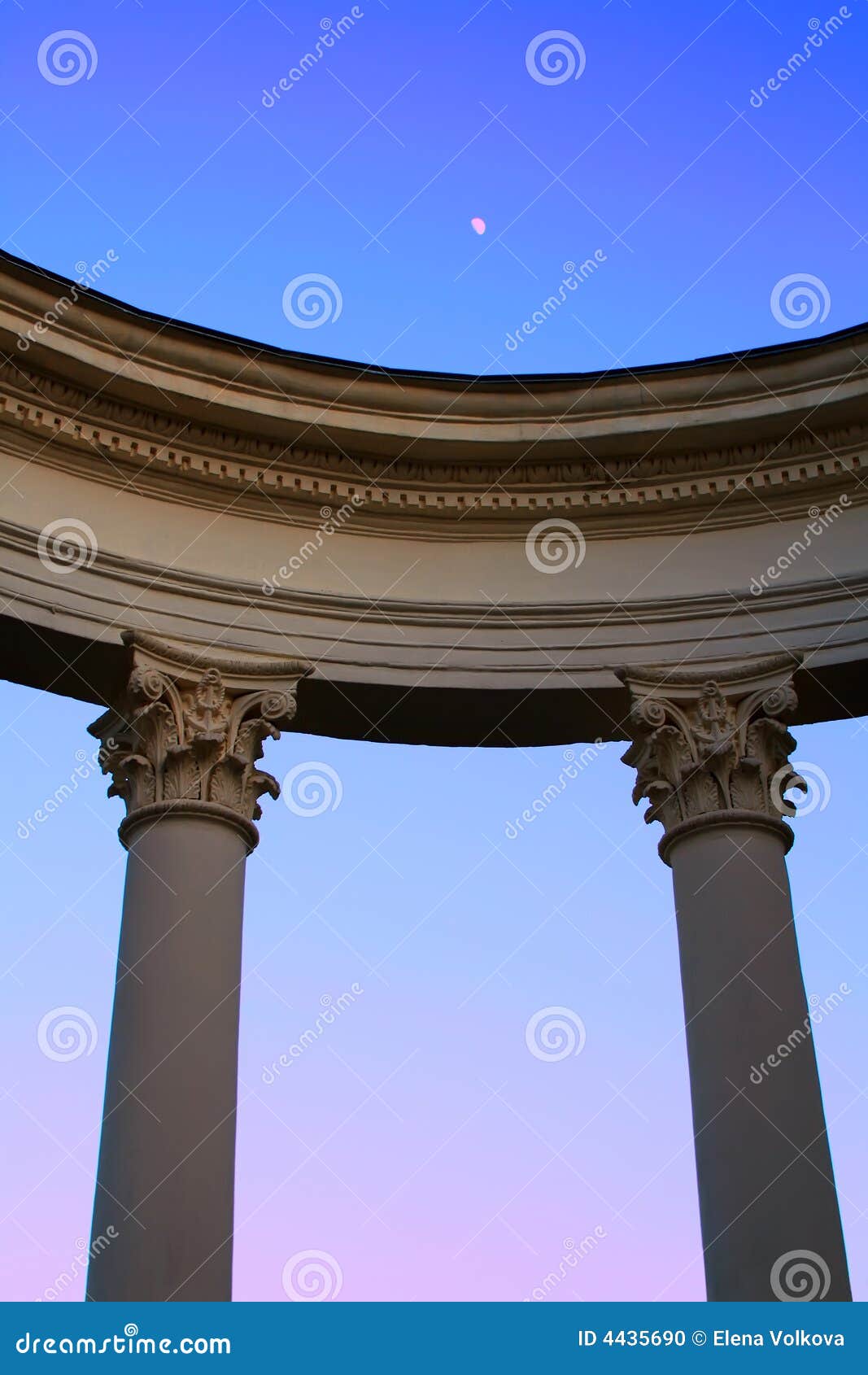 Arch with columns stock photo. Image of greece, line, ruins - 4435690