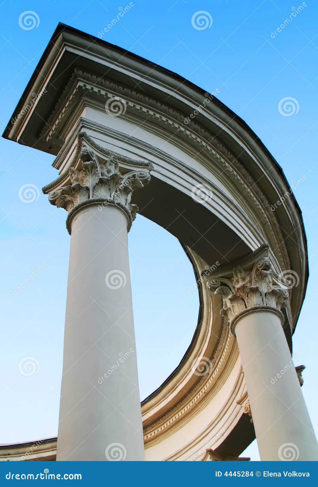 Arch with columns stock photo. Image of construction, beauty - 4445284